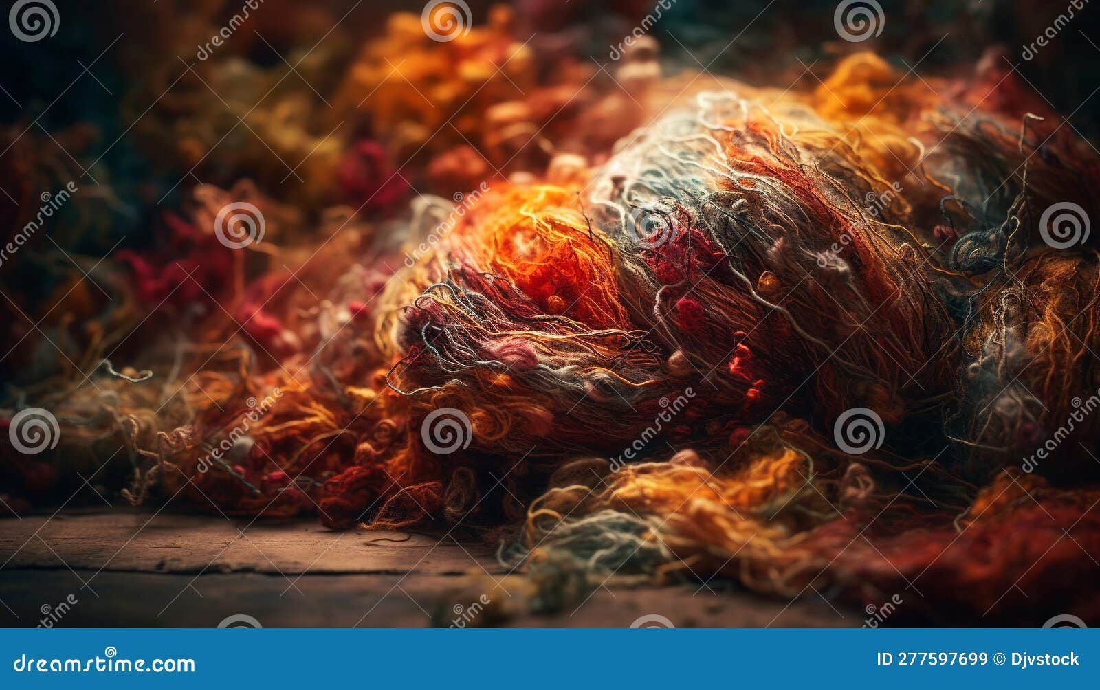 Burning Inferno of Vibrant Colors and Chaos Generated by AI Stock ...