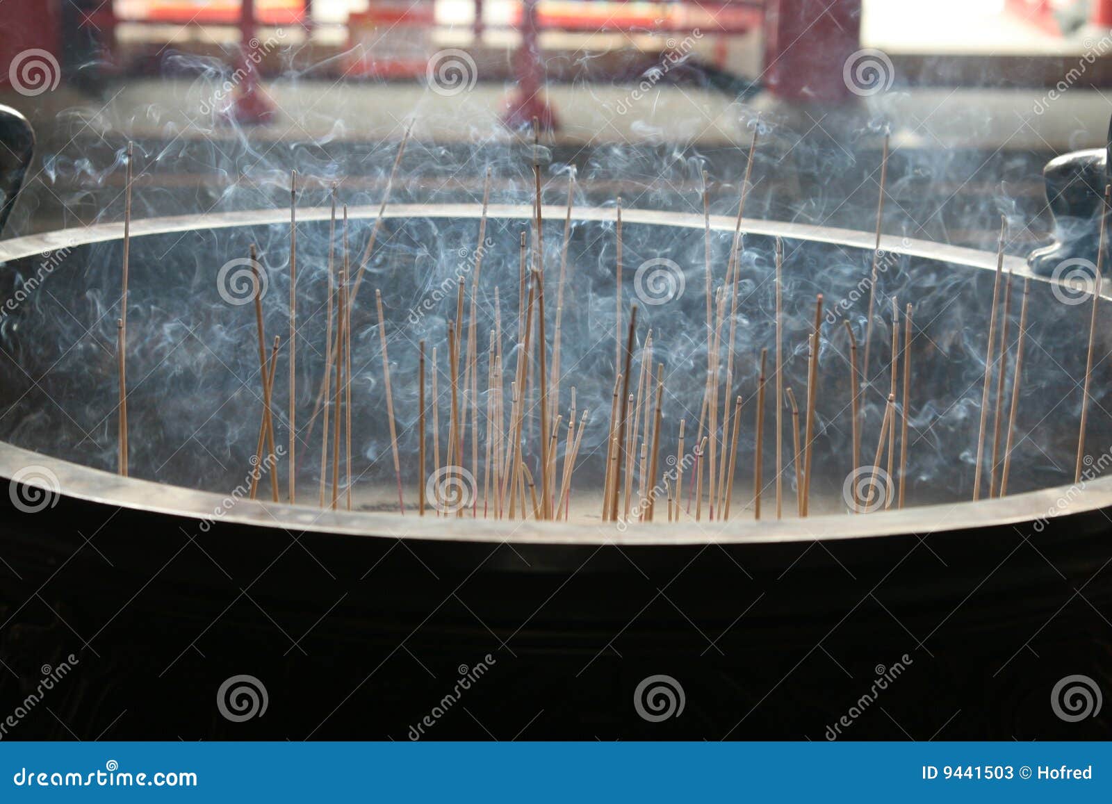 Burning Joss sticks stock image. Image of religion, culture - 9441503