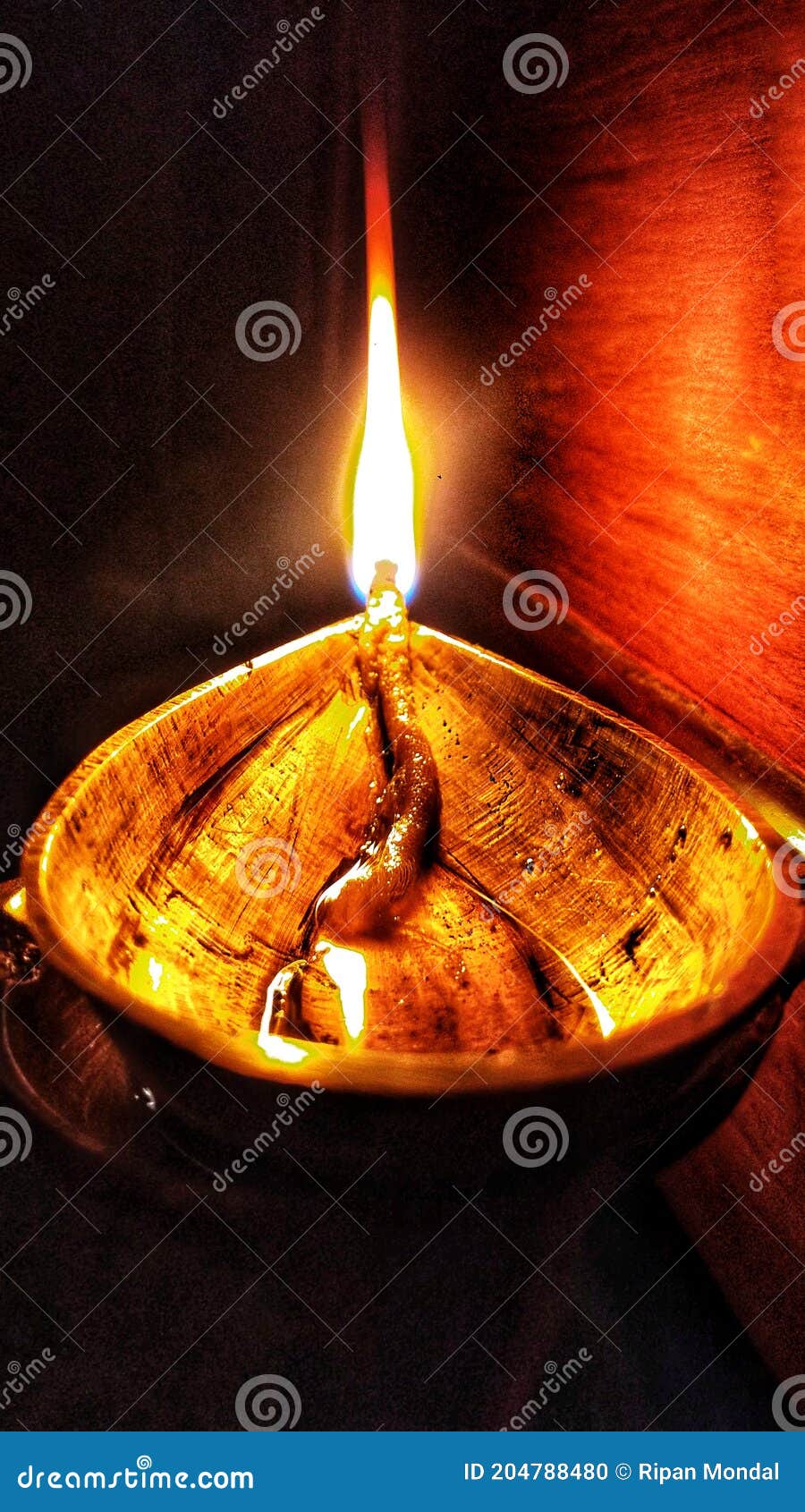 A burning lamp stock photo. Image of wood, lamp, fire - 204788480