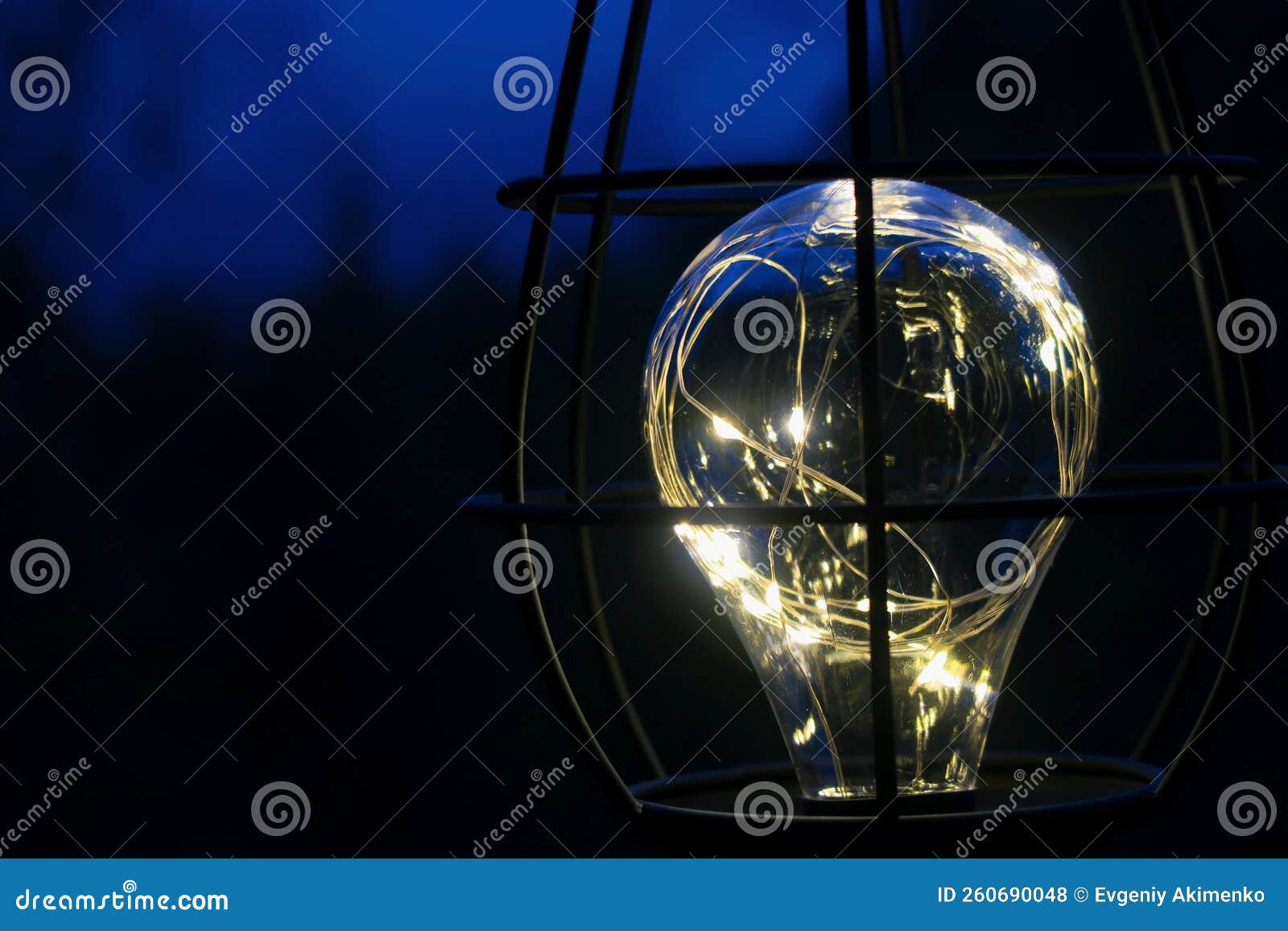 Burning Lamp in the Dark, Background Stock Photo - Image of design ...