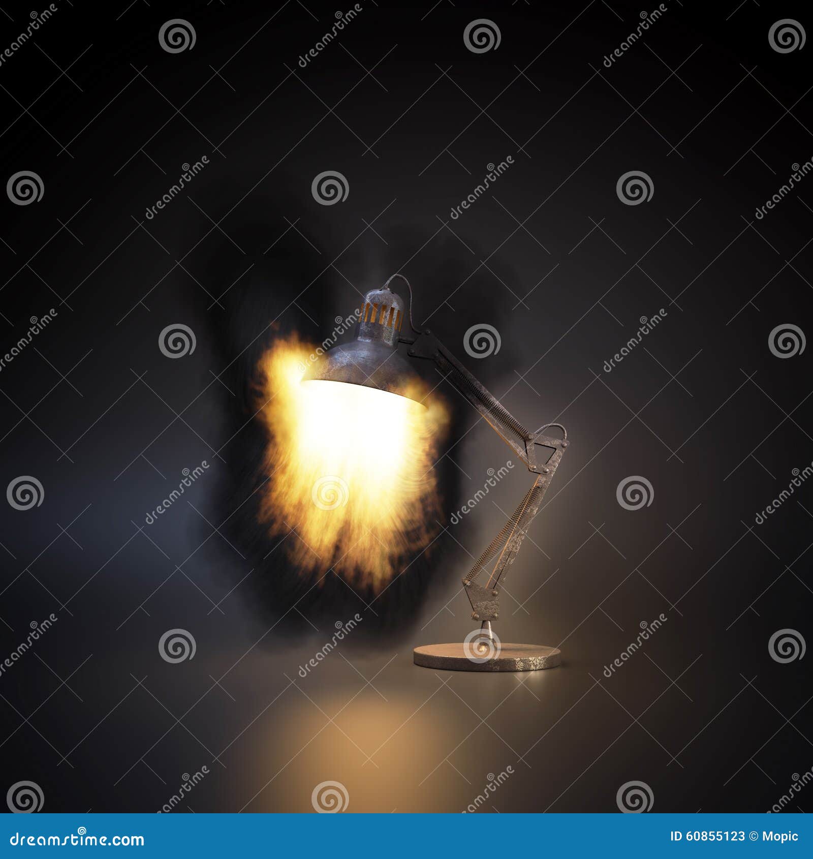 Burning lamp stock image. Image of flaming, design, innovation - 60855123