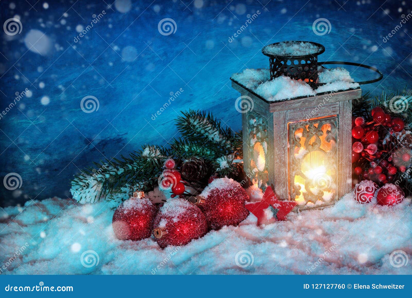 Burning lantern stock photo. Image of nostalgia, holiday - 127127760