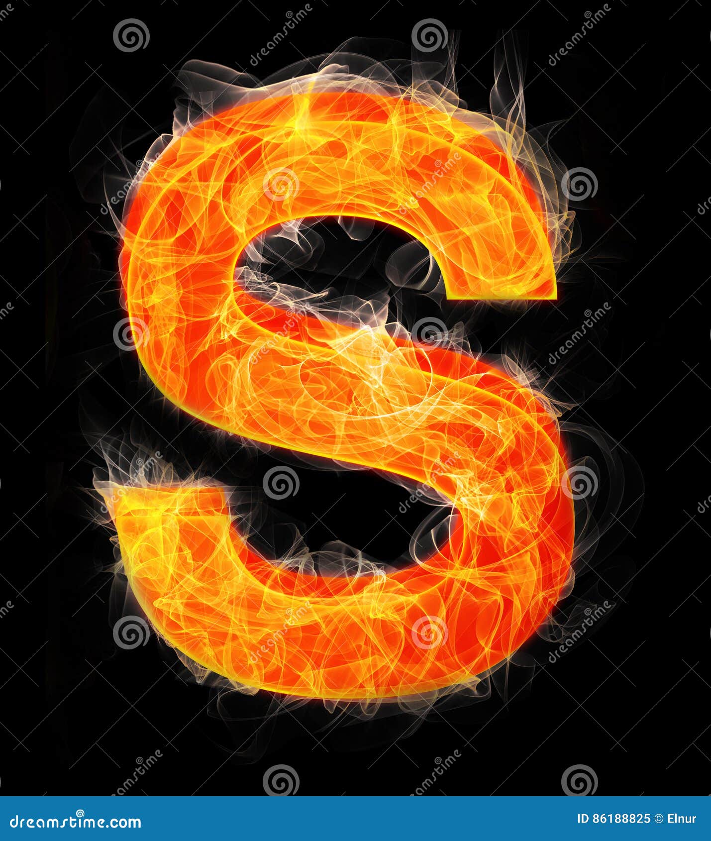 Burning KLM Letters, Burning Alphabet Royalty-Free Cartoon ...