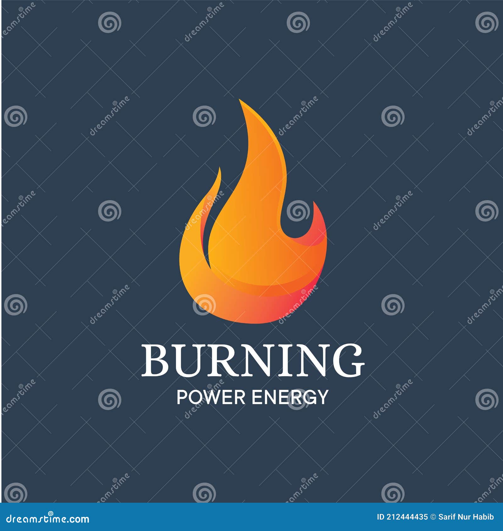 Burning Logo Design Template Inspiration - Vector Stock Vector ...