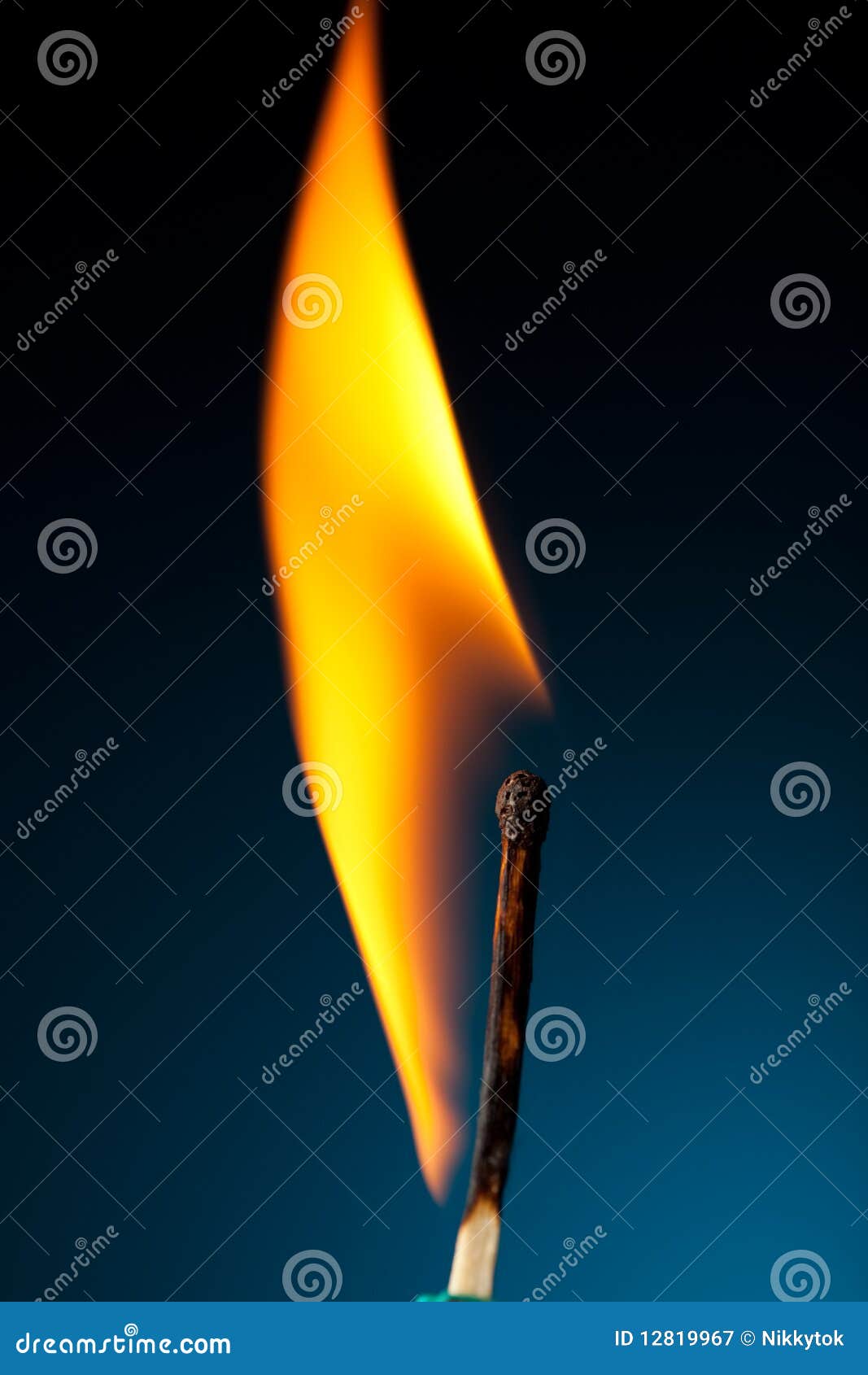 Burning match stock image. Image of blaze, peril, blue - 12819967