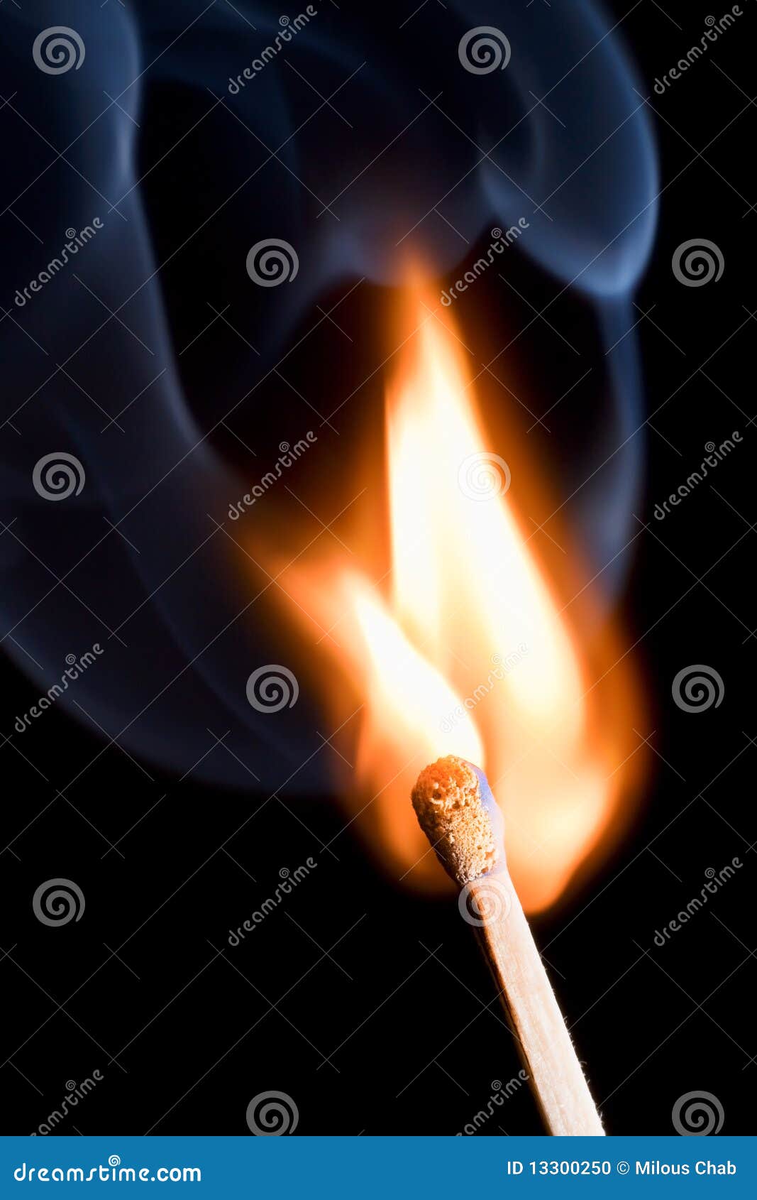 Burning Match stock photo. Image of match, warm, ignite - 13300250