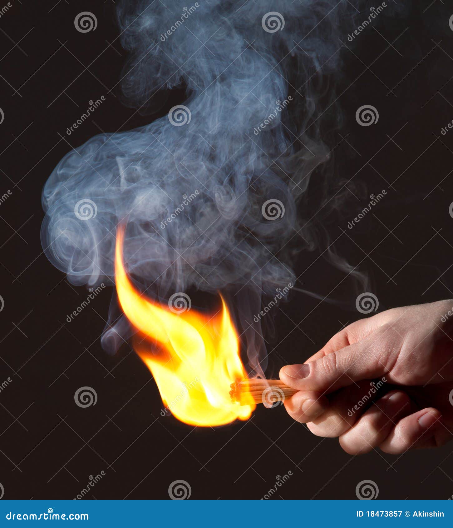 Burning match stock image. Image of fume, dynamic, finger - 18473857