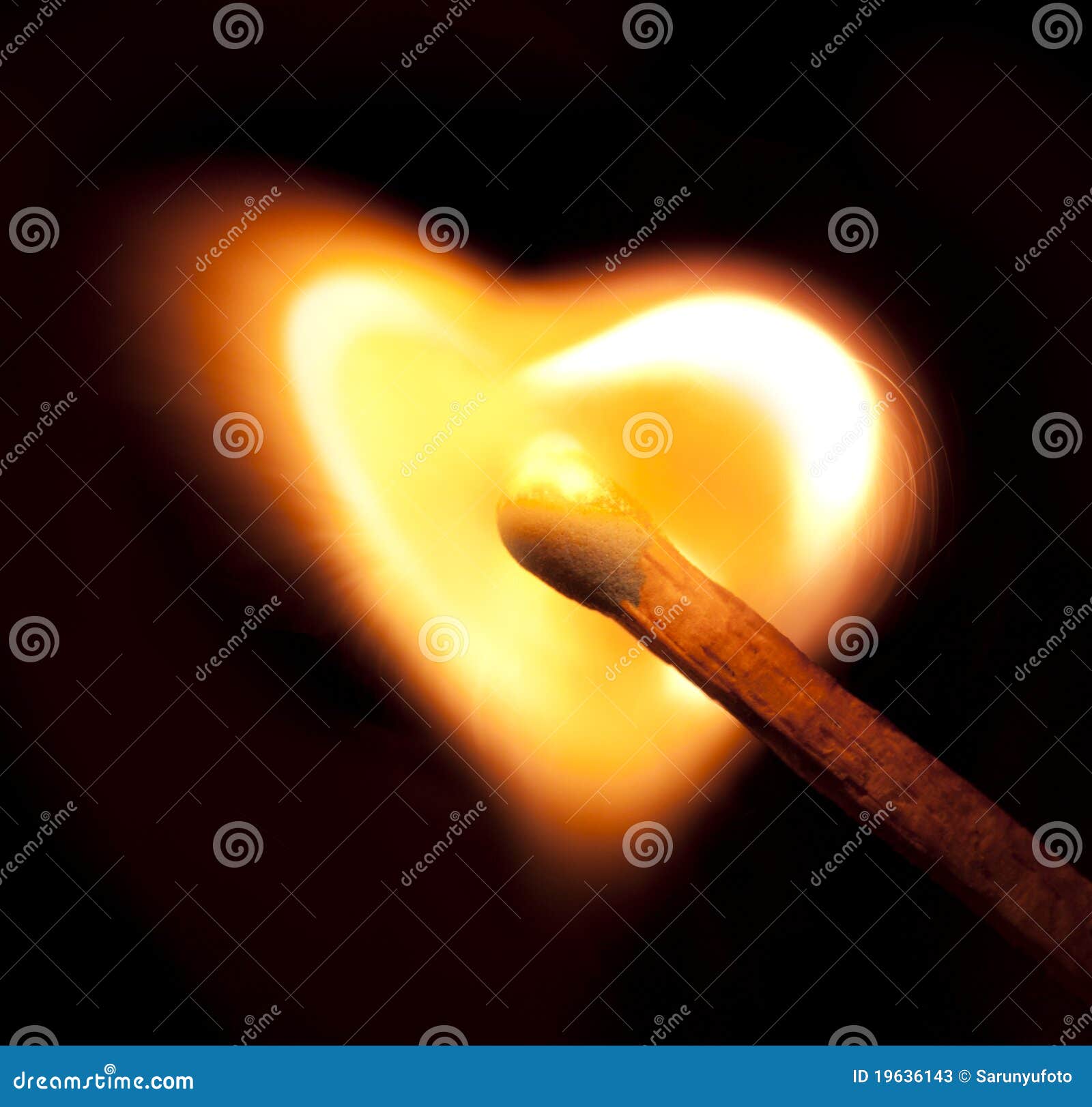 Burning match stock image. Image of matchstick, closeup - 19636143