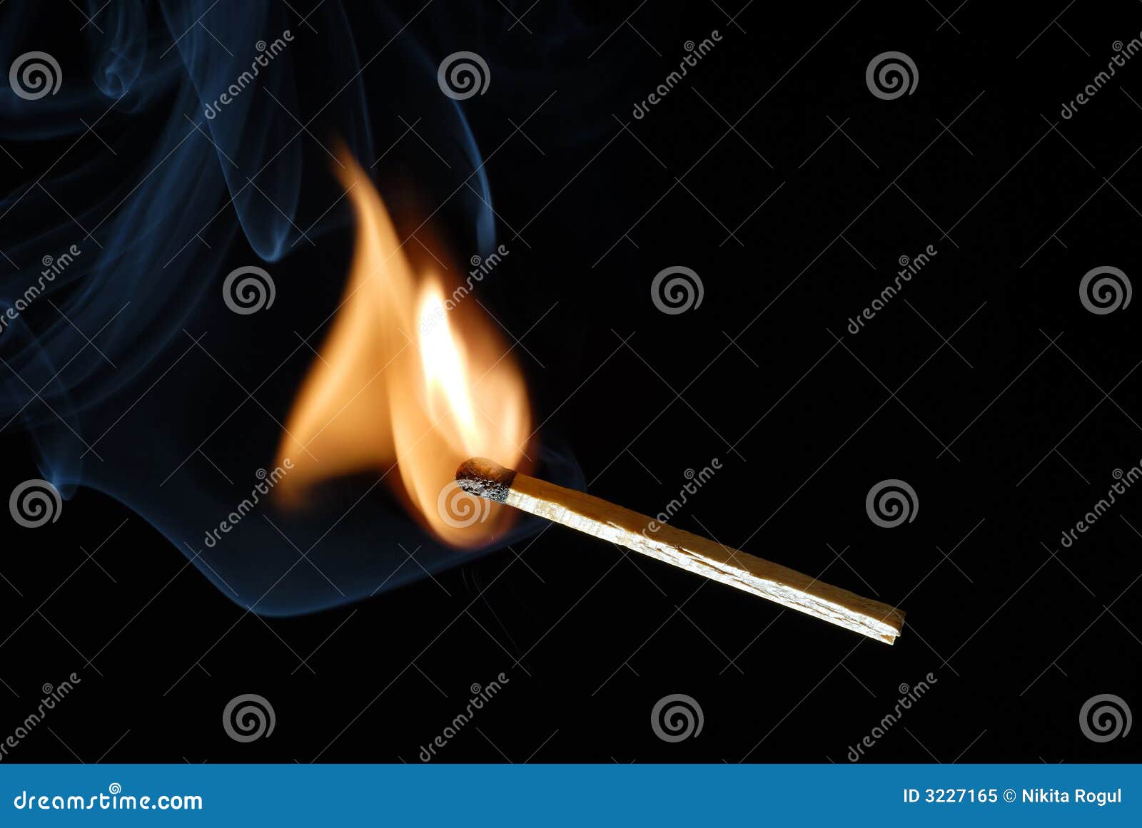 Burning match stock image. Image of glowing, flare, black - 3227165