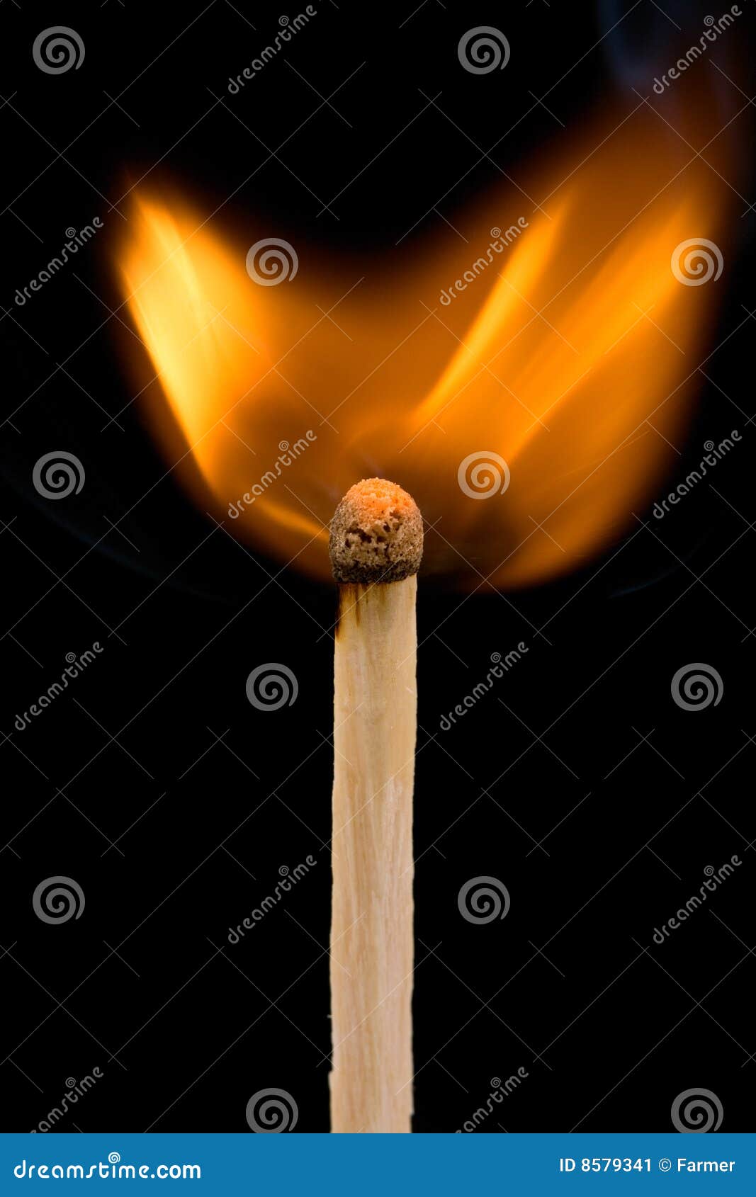Burning match stock image. Image of black, burn, bright - 8579341