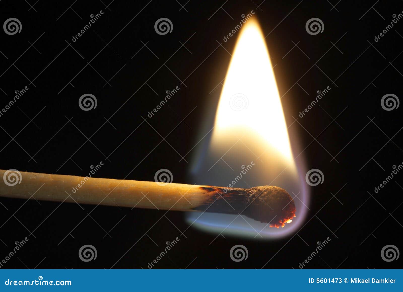 A burning Match stock image. Image of fire, macro, matchstick - 8601473