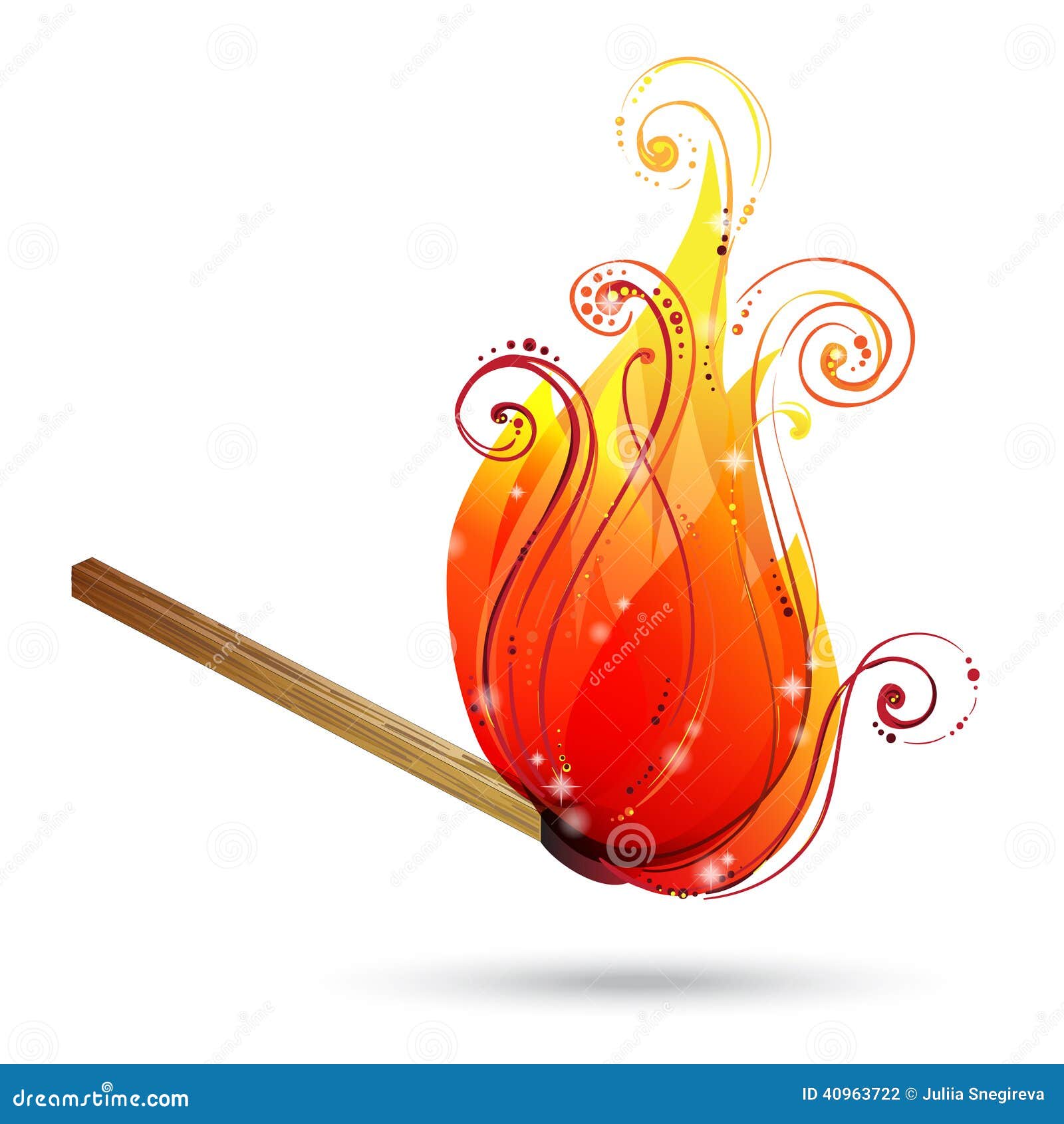 Burning Match Animation Kit. Wood Whole Matchstick With Sulfur Head ...