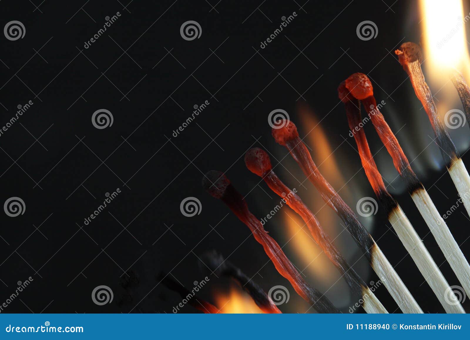Burning Matches stock photo. Image of element, flame - 11188940