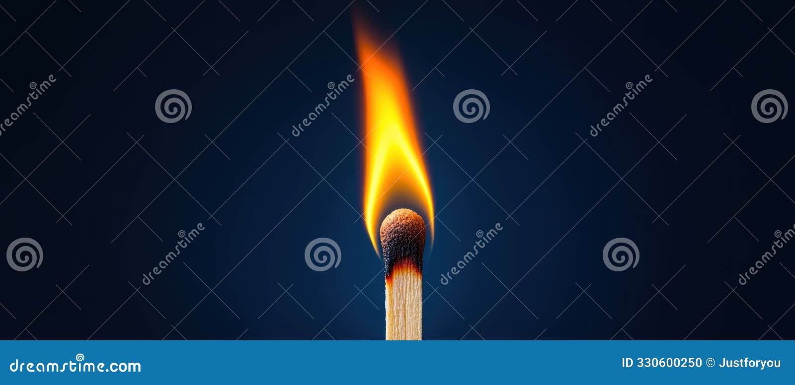 Burning Matchstick Animation. Combustion Process, Moving Down Flames ...