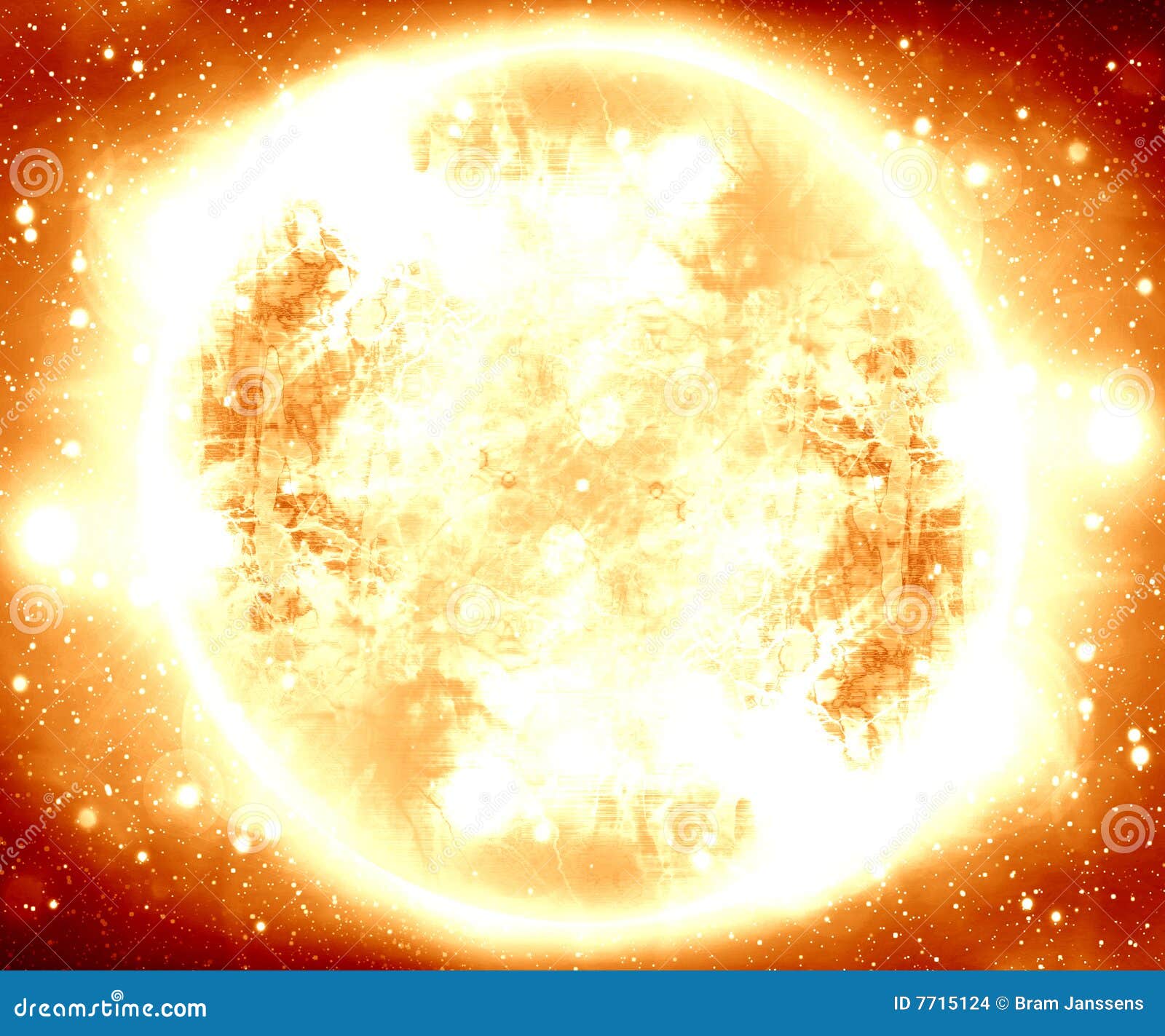 Burning meteor stock illustration. Illustration of burning - 7715124