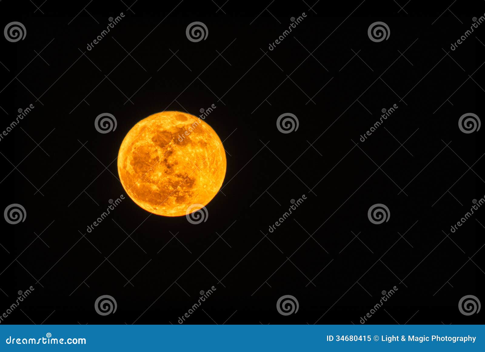 Burning Moon stock image. Image of orange, neighbour - 34680415