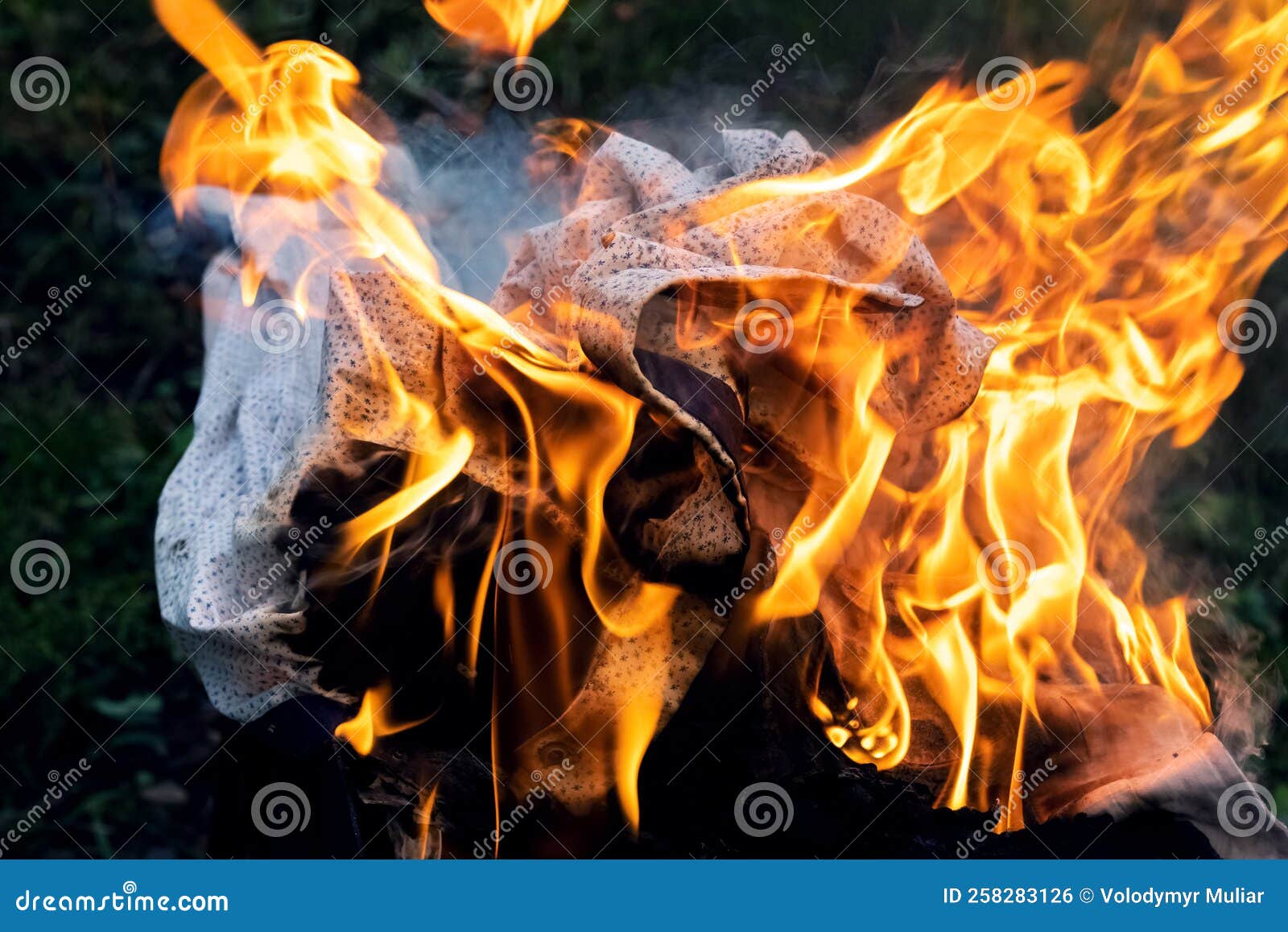 Burning Old Clothes. Burning Clothes after an Outbreak of Infectious ...