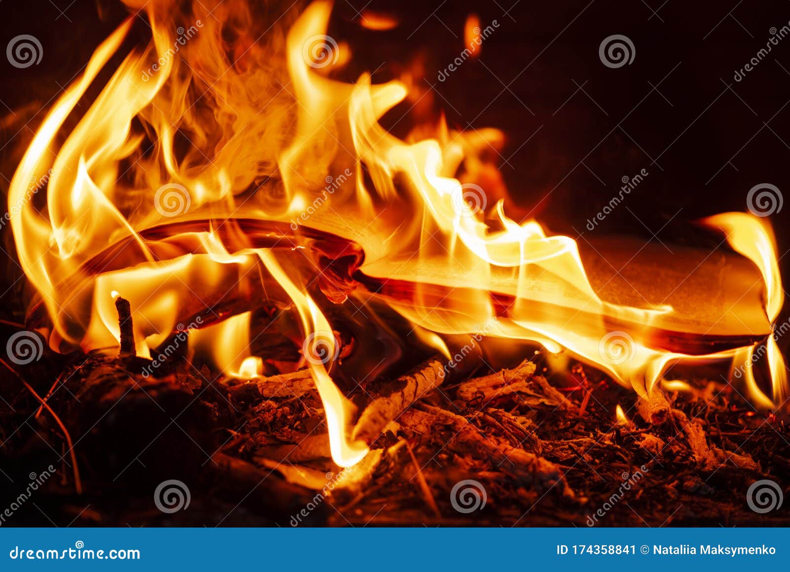 Burning Pages of Books. Books on Fire. Burning Thoughts, News. Books in ...