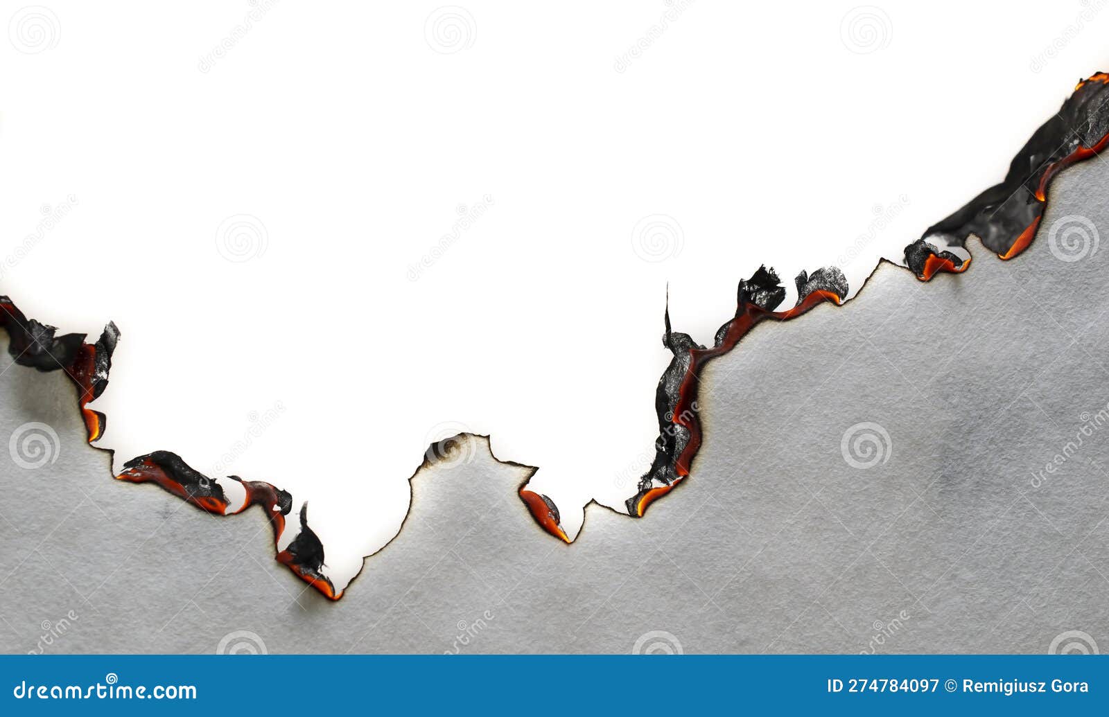 Burning Paper, Glowing Edge of Paper on a White Background 库存图片 - 图片 包括 ...