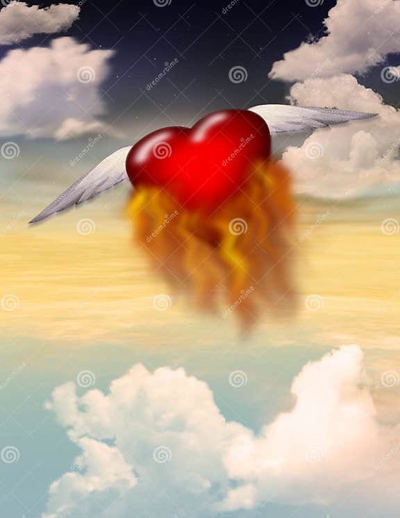 Burning Passion stock illustration. Illustration of afire - 849582