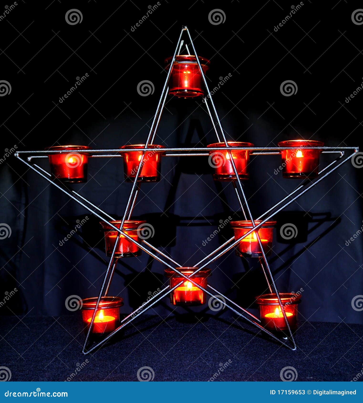 Burning pentagram stock image. Image of pagan, flammable - 17159653