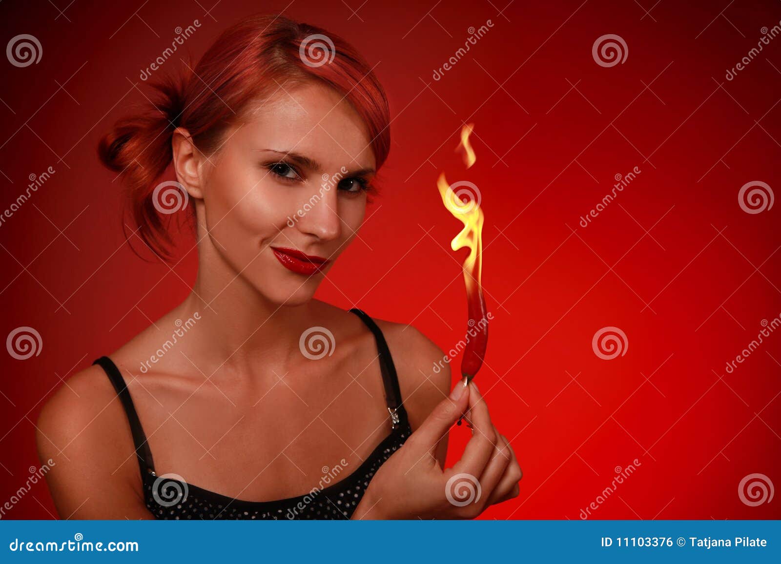 Burning pepper stock photo. Image of finger, healthy - 11103376