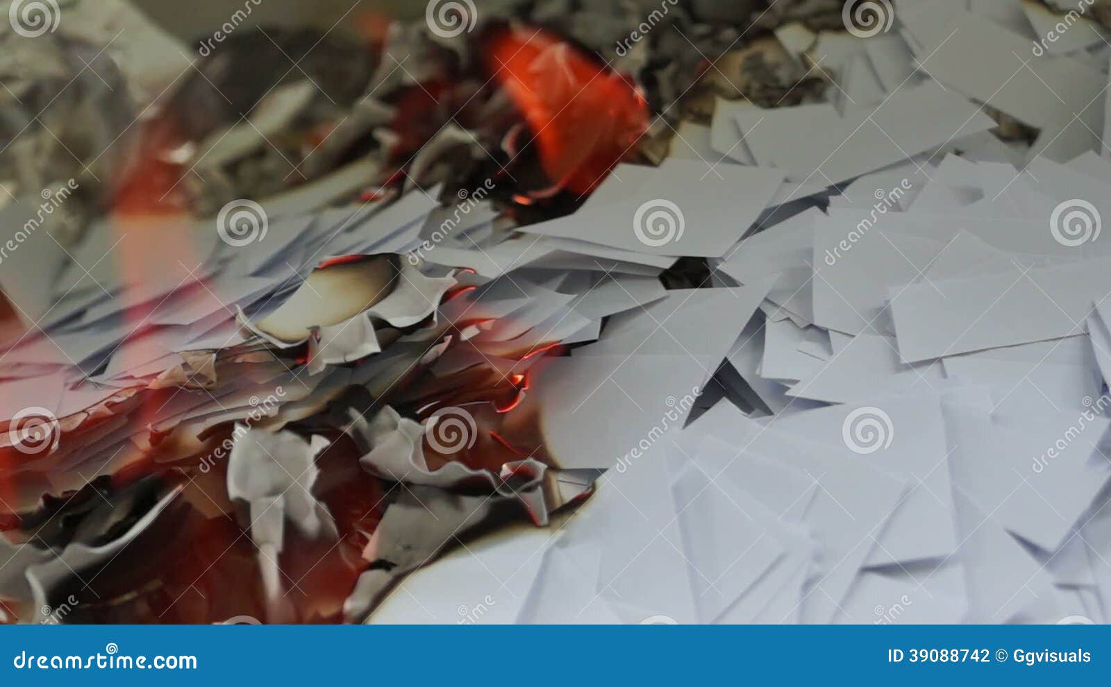Burning Pieces of Paper stock footage. Video of close - 39088742