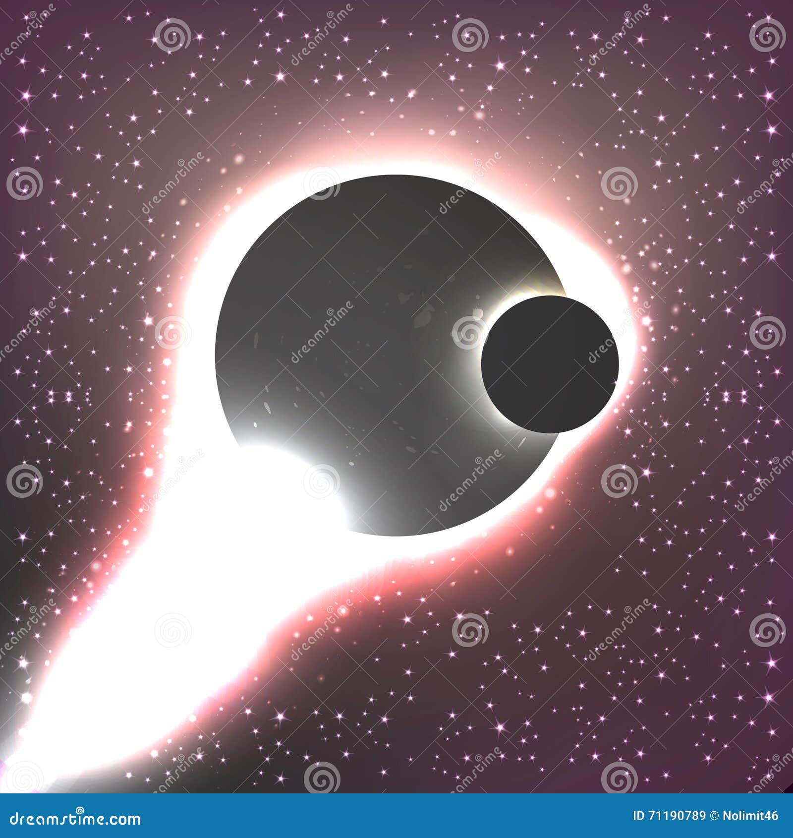 Burning planet stock illustration. Illustration of ship - 71190789