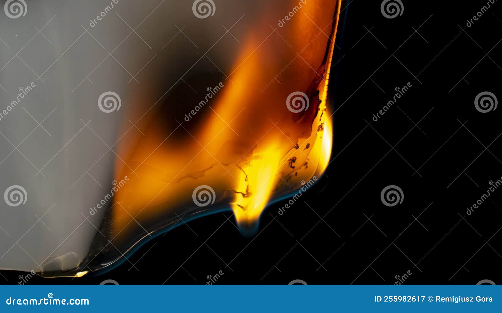 Burning Plastic Close Up, Plastic is Burning, Melts and Drips Stock ...