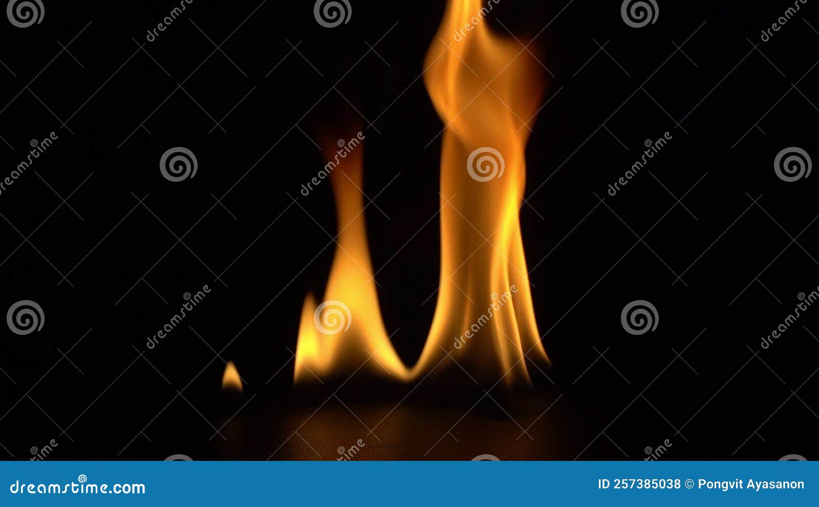 Burning Power of the Flame, Flames and Burning Sparks Close-up, Stock ...