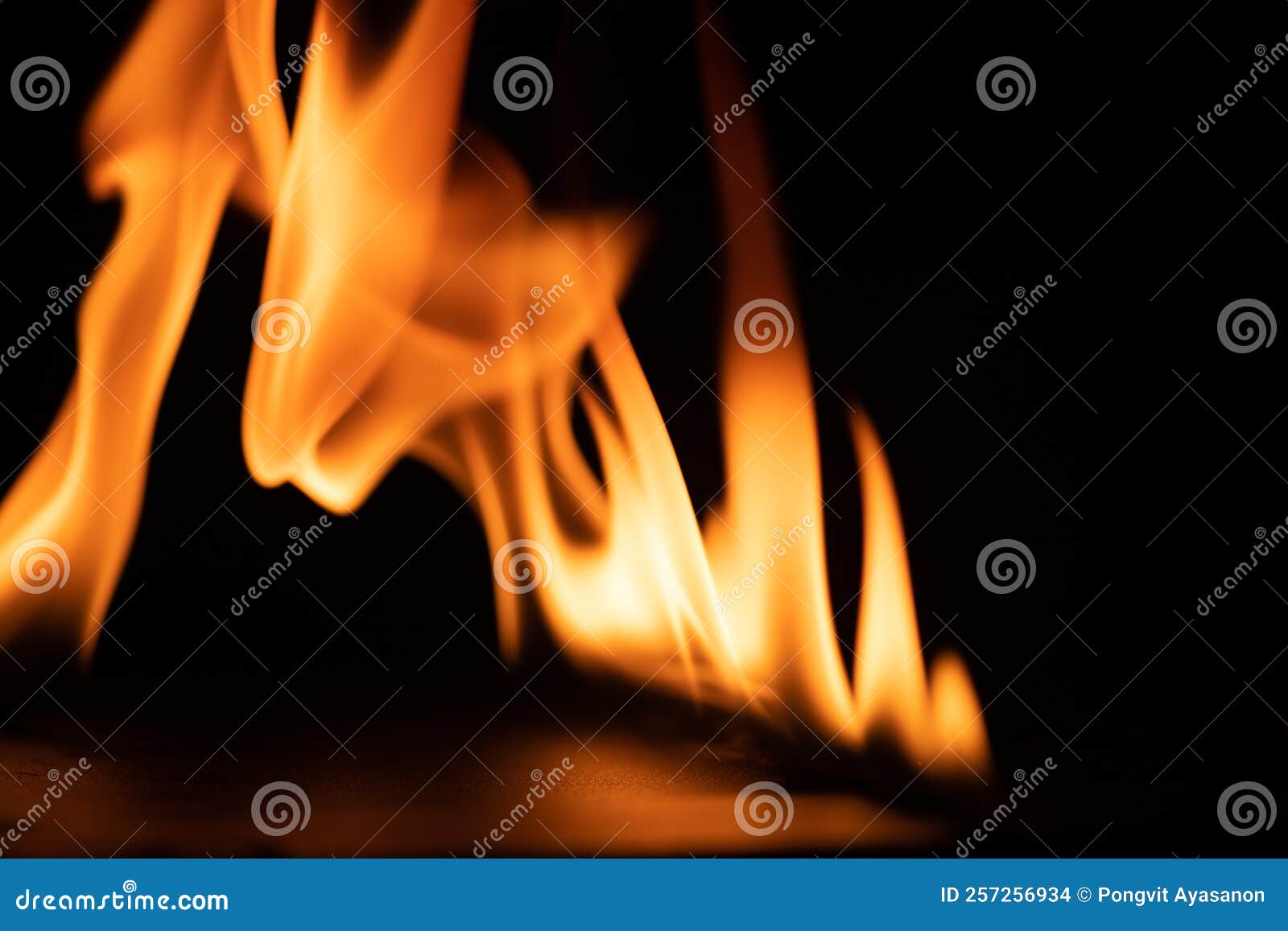 Burning Power of the Flame, Flames, and Burning Sparks Close-up, Fire ...
