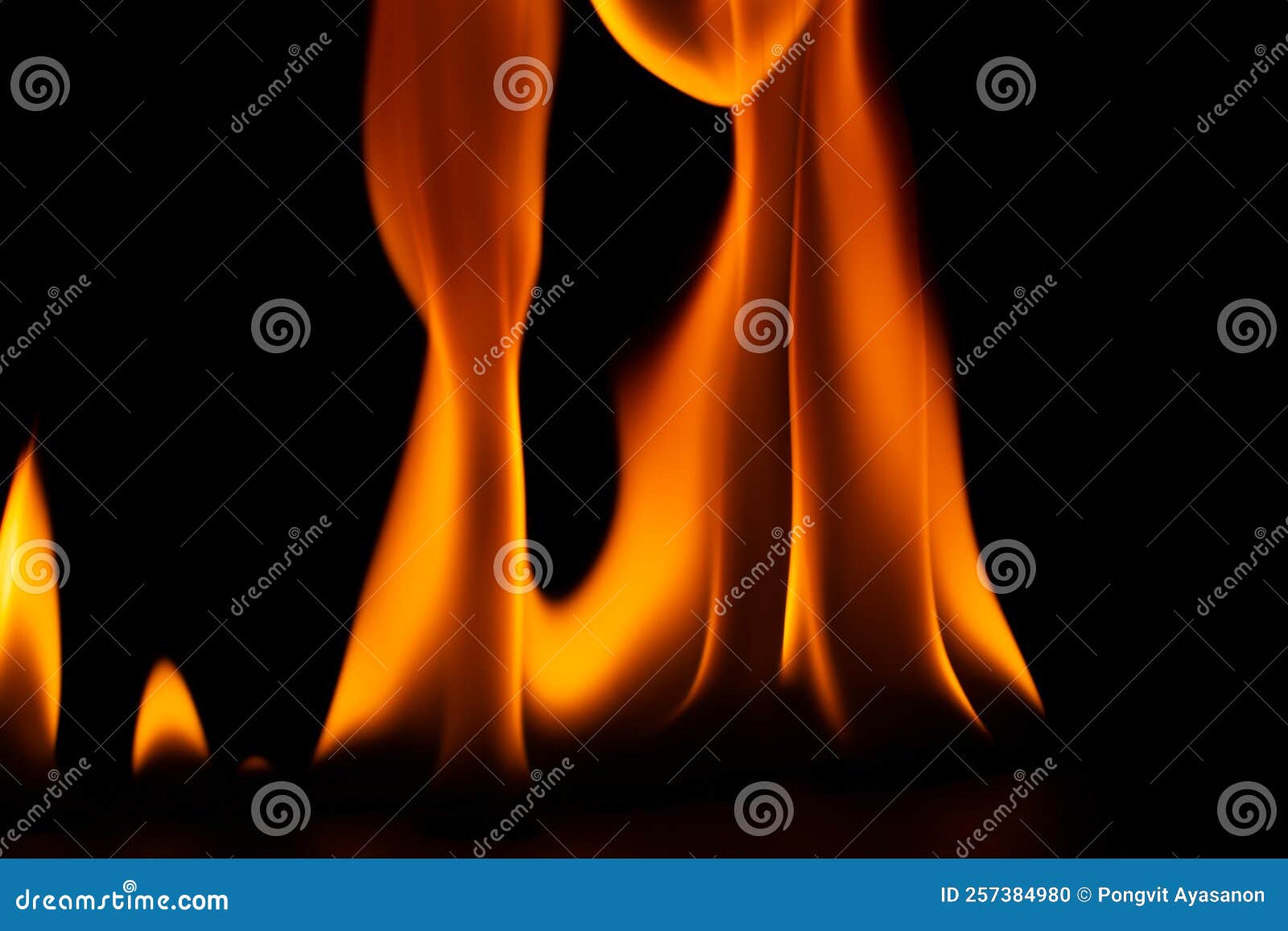 Burning Power of the Flame, Flames, and Burning Sparks Close-up, Fire ...