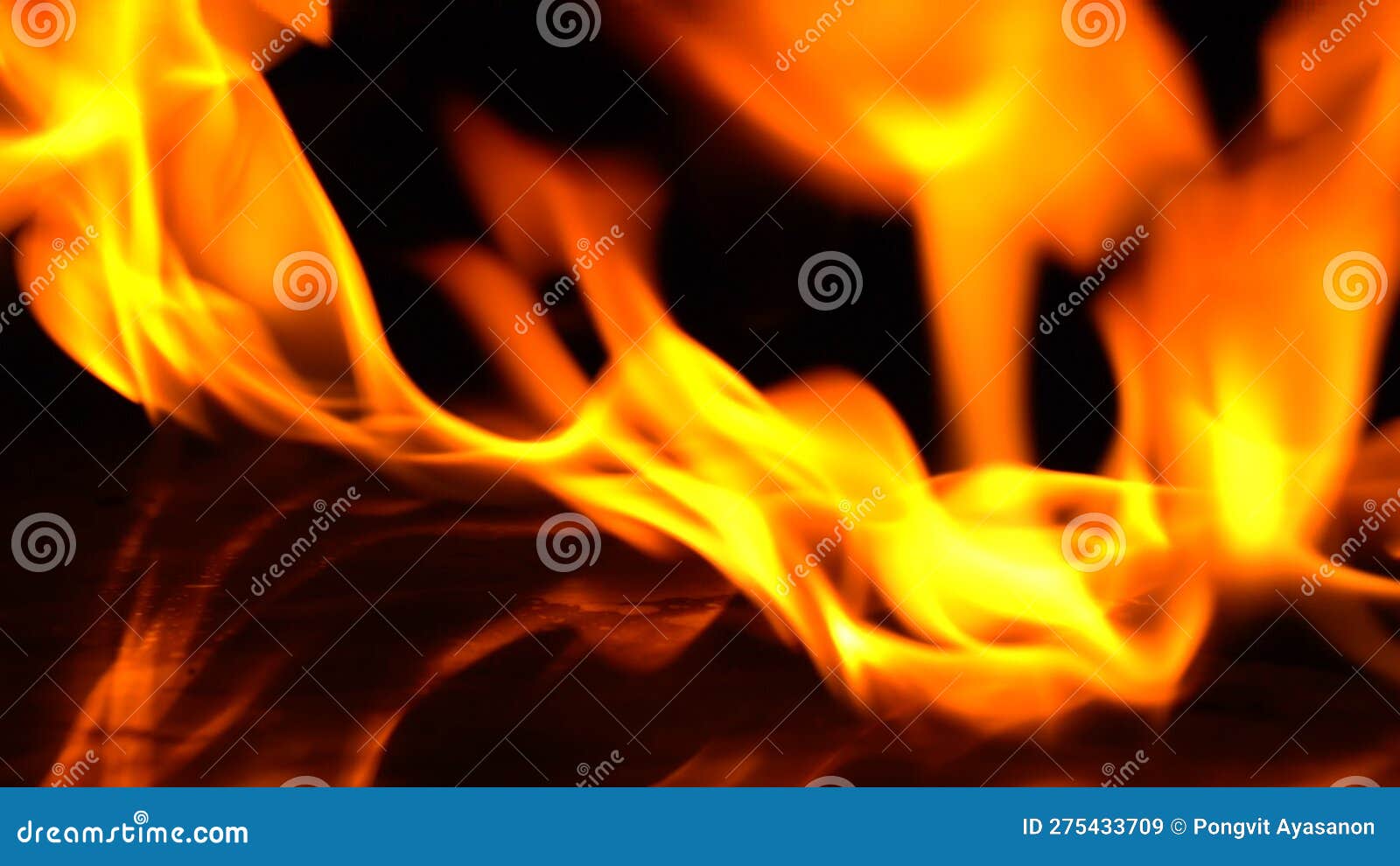 Burning Power of the Flame, Flames and Burning Sparks Close-up, Fire ...