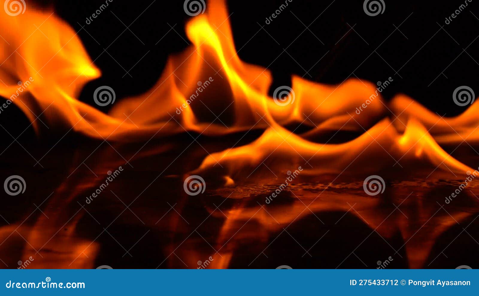 Burning Power of the Flame, Flames and Burning Sparks Close-up, Fire ...