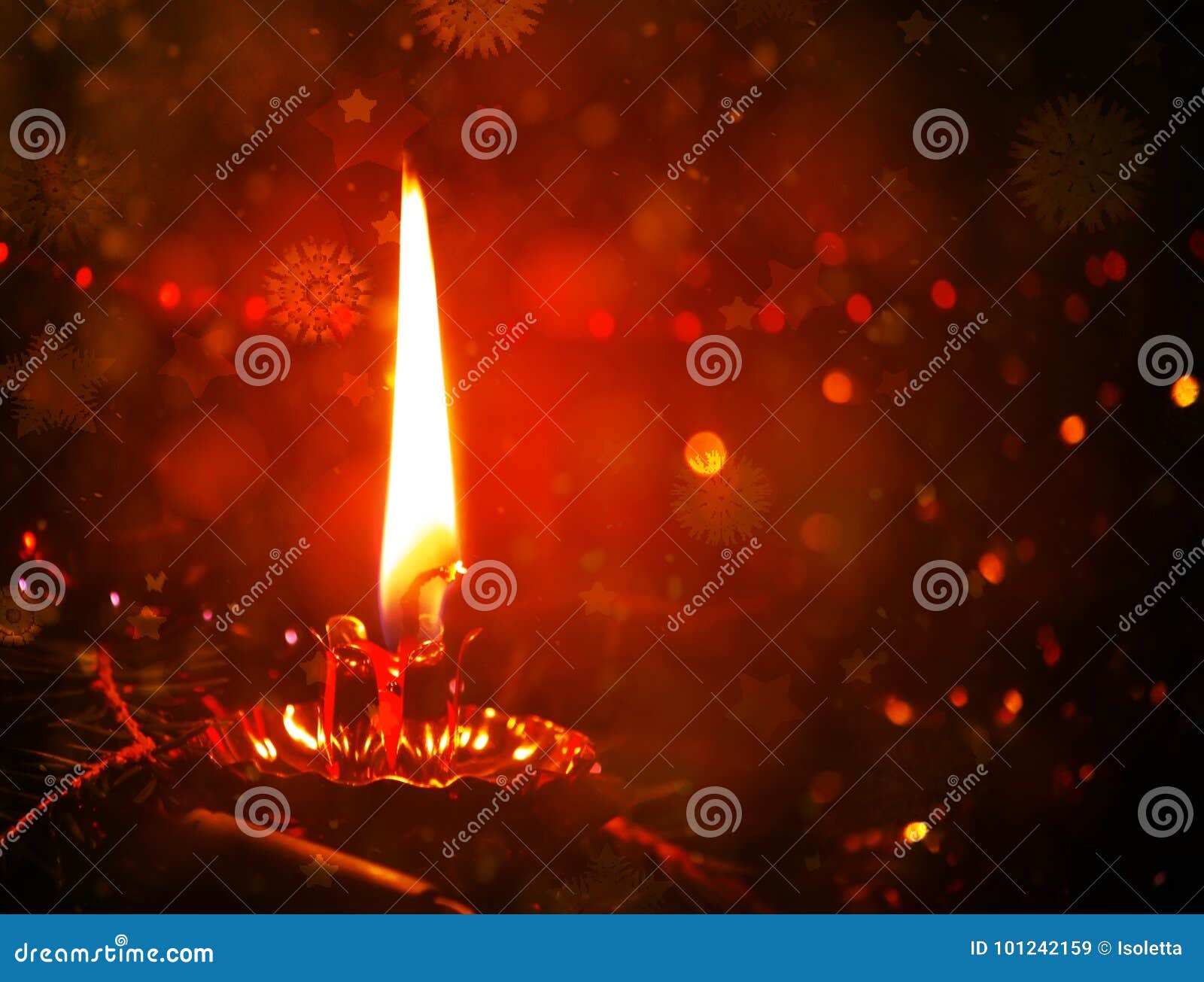Burning red candle flame stock image. Image of darkness - 101242159
