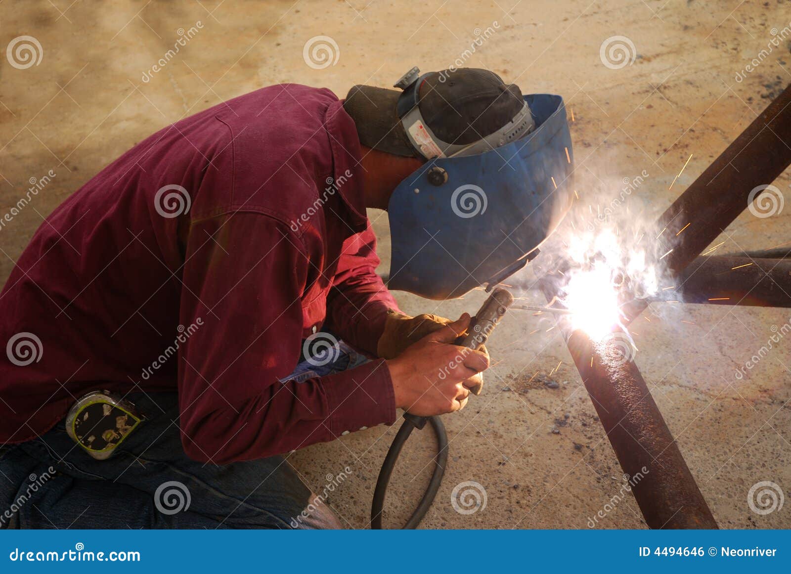 Burning Rods stock photo. Image of industry, welder, welded - 4494646