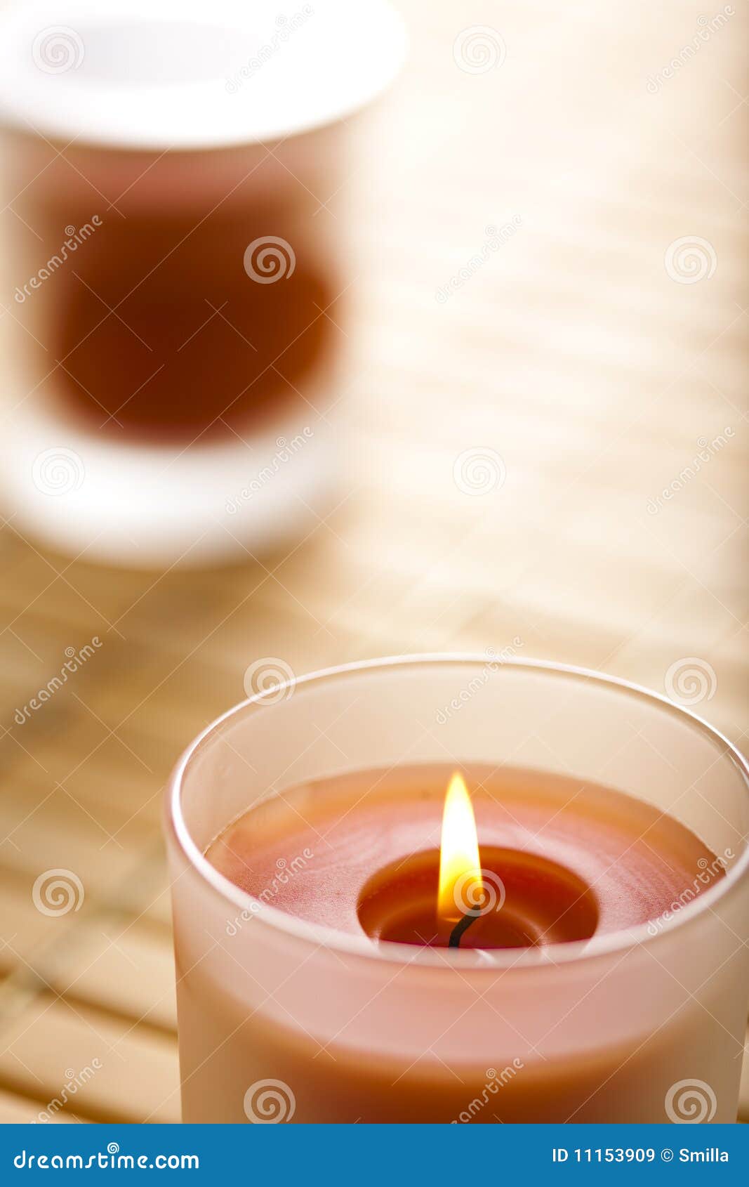 Burning scented candles stock image. Image of illuminated - 11153909