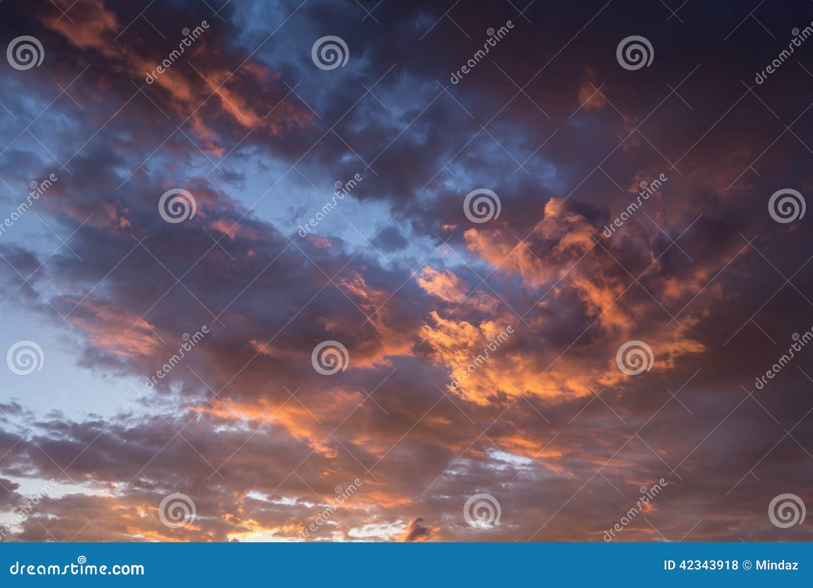 Burning sky stock photo. Image of blue, dawn, burning - 42343918