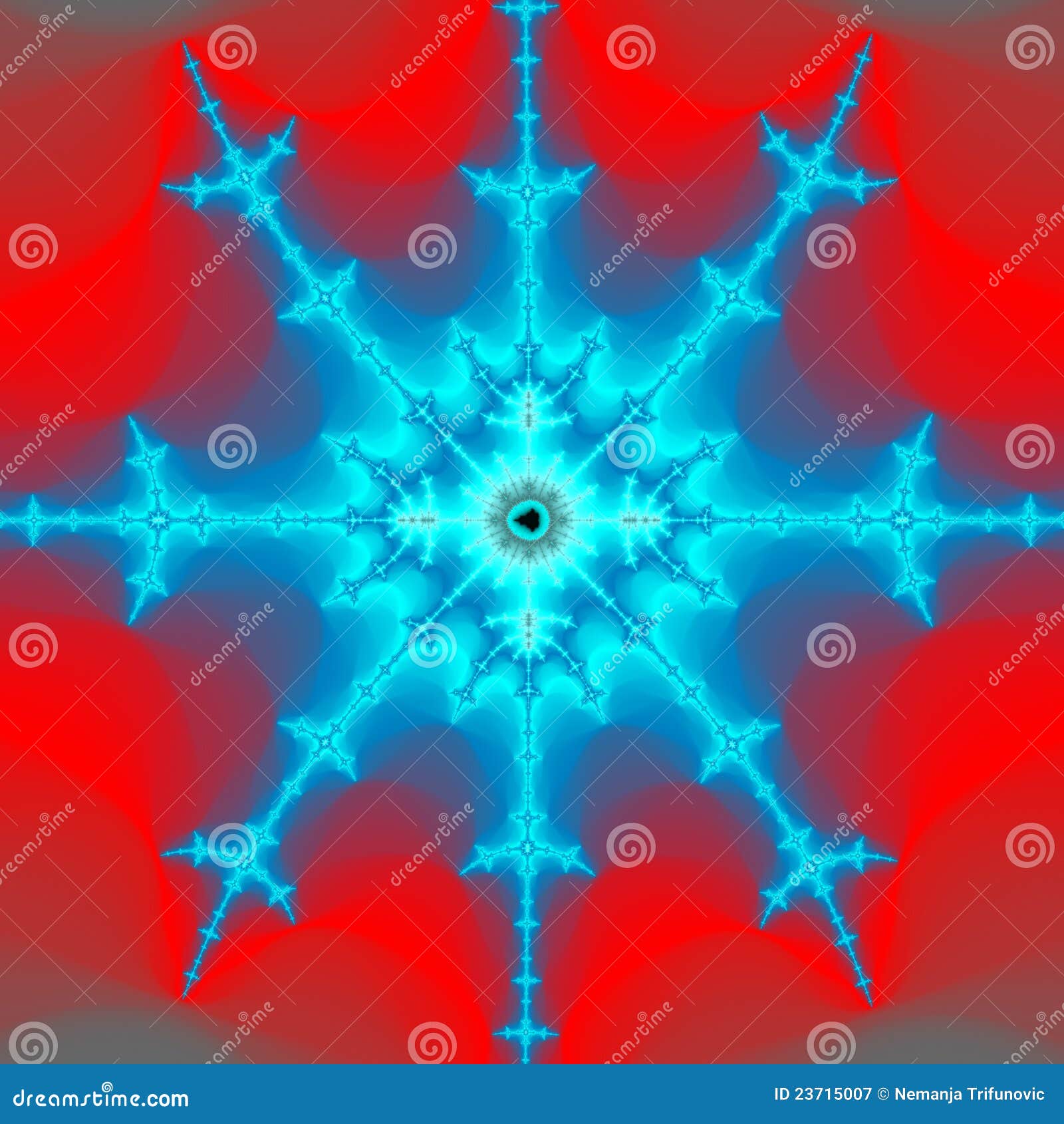 Burning Snowflake stock illustration. Illustration of detailed - 23715007