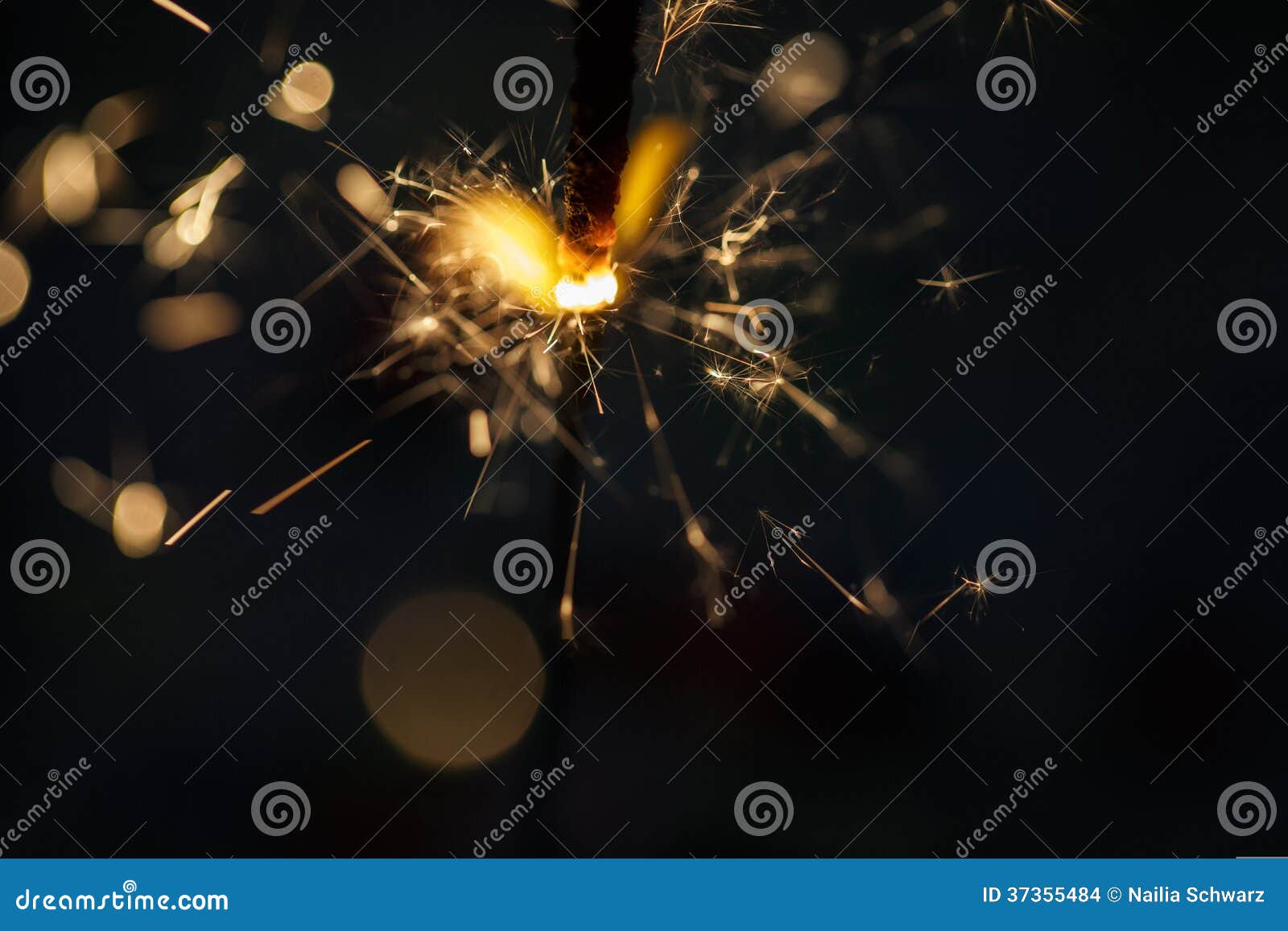 Burning Sparklers stock photo. Image of colorful, sparks - 37355484