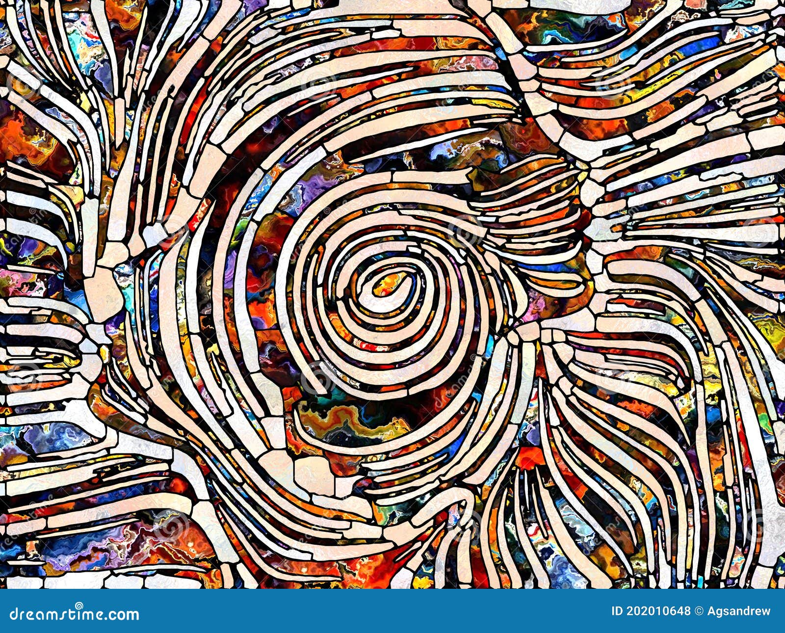 Burning of Stained Glass stock illustration. Illustration of knowledge ...