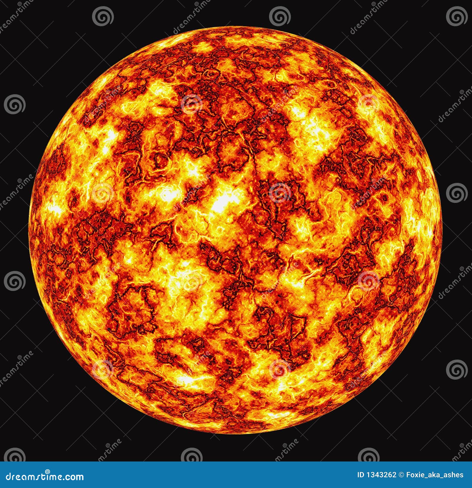 Burning sun stock illustration. Illustration of armageddon - 1343262