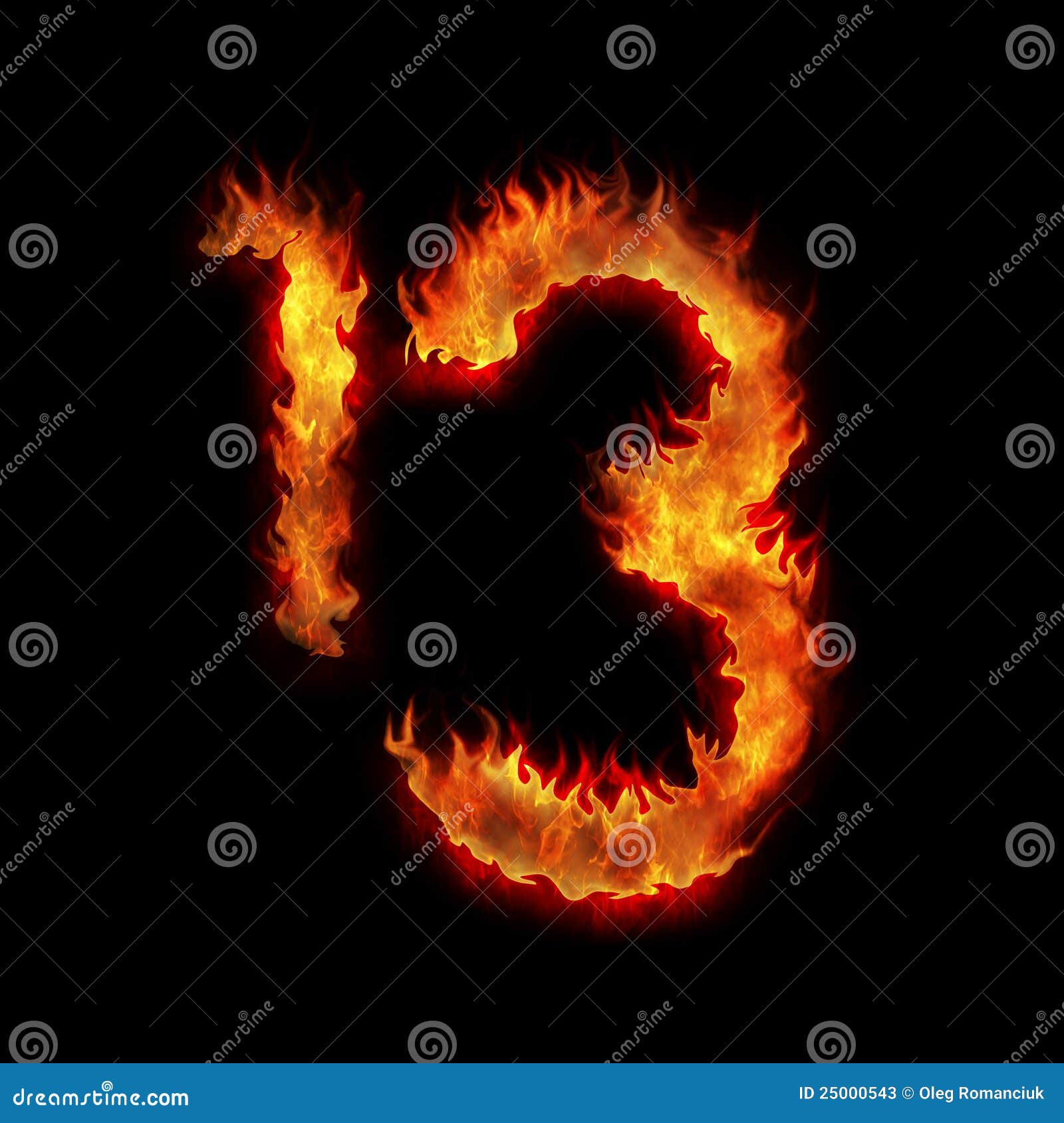 Burning thirteen stock illustration. Illustration of background - 25000543