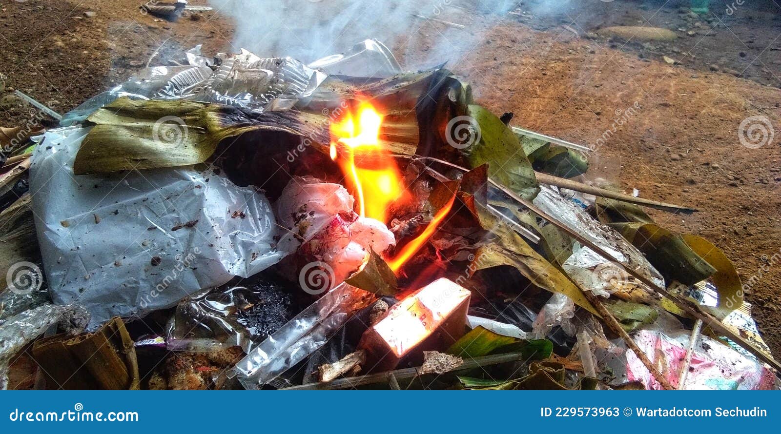 Burning Trash Stock Photography | CartoonDealer.com #2016482