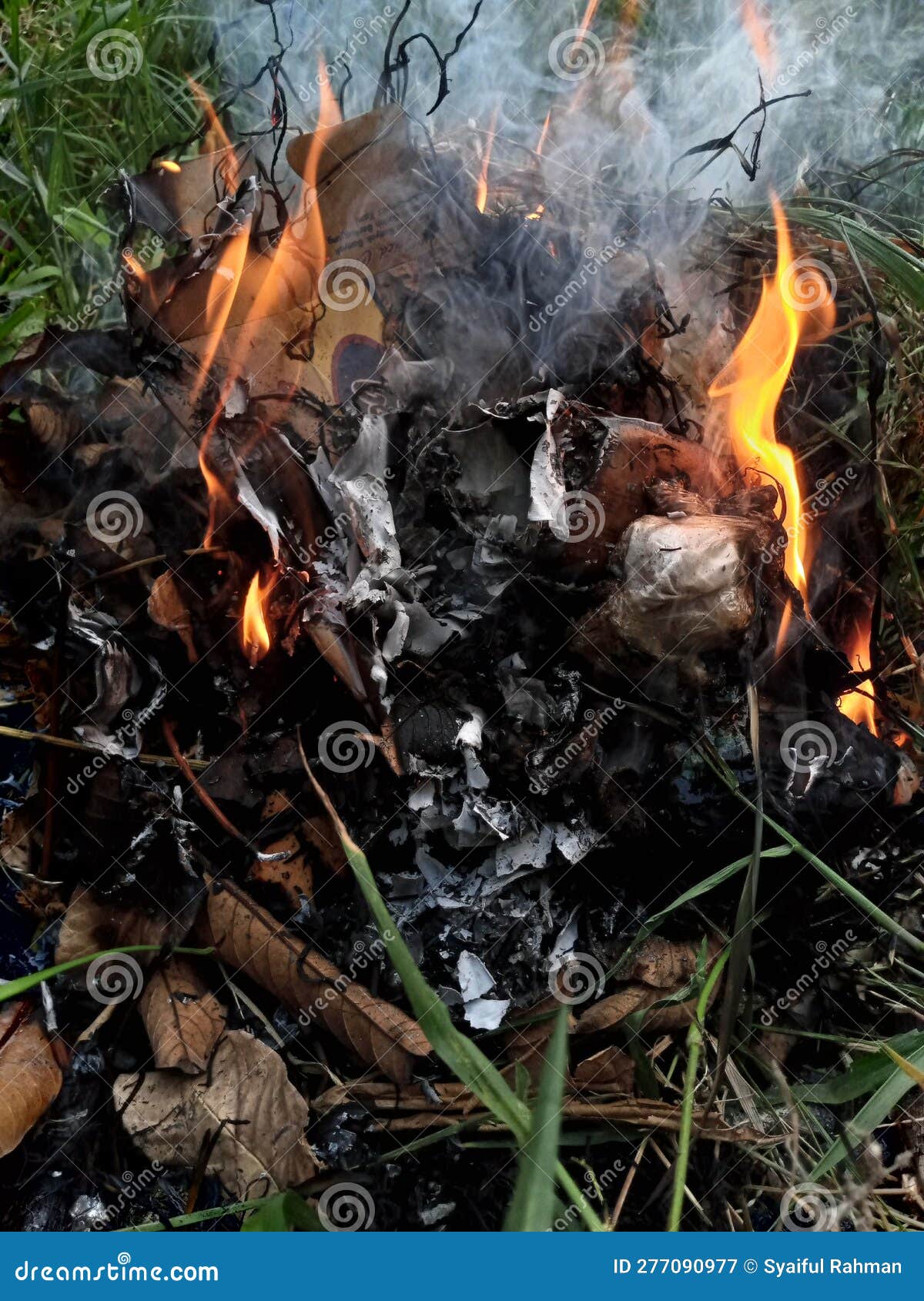 Burning trash in the yard stock image. Image of burned - 277090977 Burning trash in the yard stock image. Image of burned - 277090977