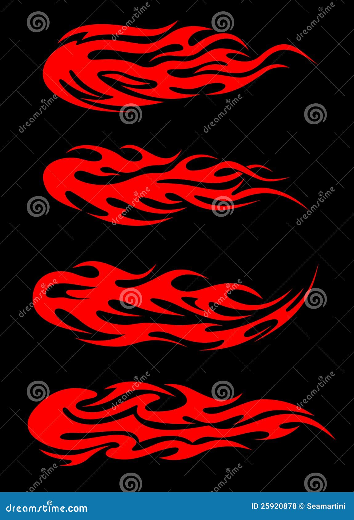 Tribal Flame Vector