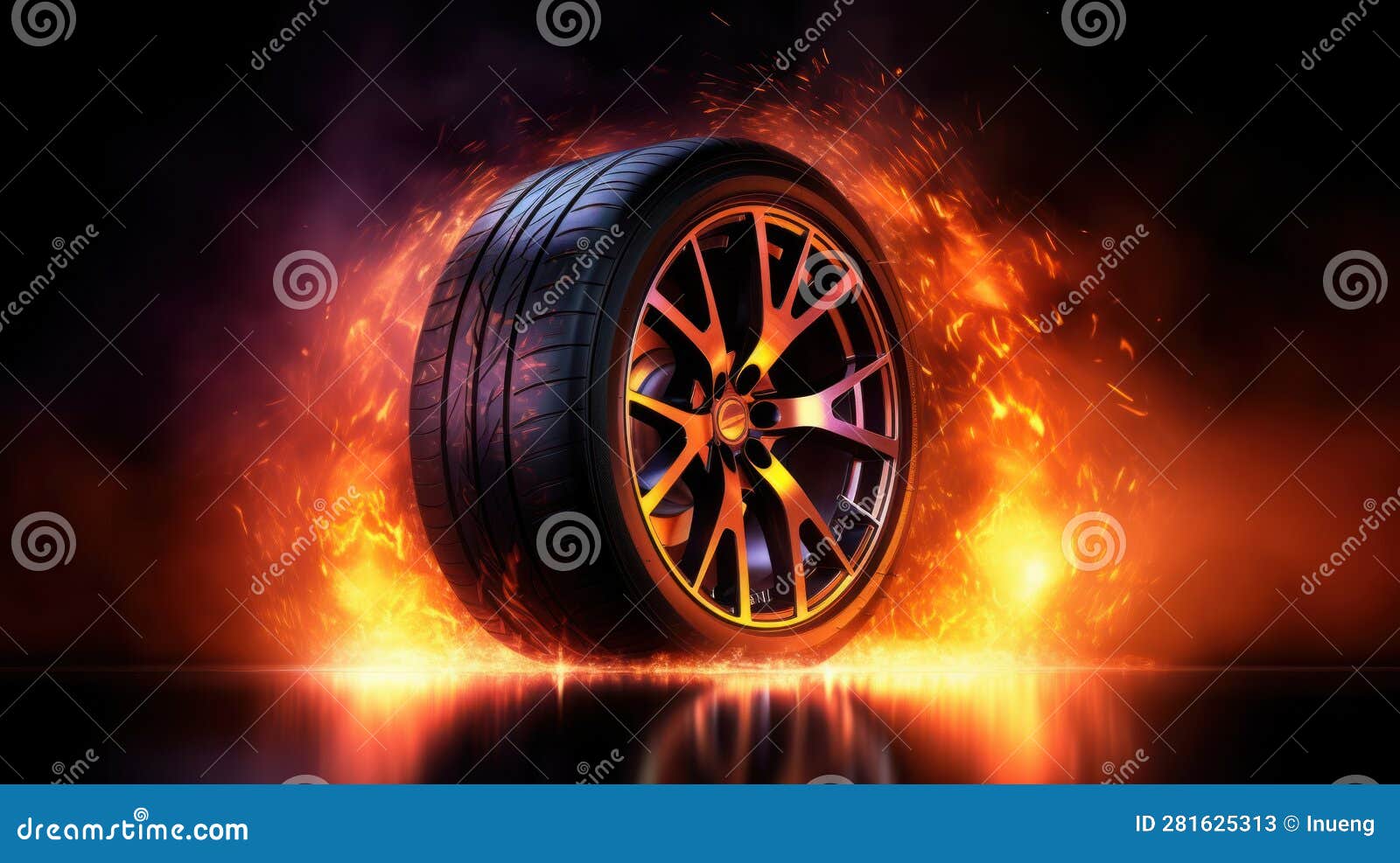 Burning Wheel Stock Photography | CartoonDealer.com #12925352
