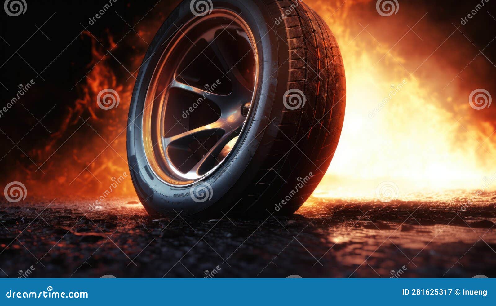 Burning Wheel Stock Photography | CartoonDealer.com #12925352