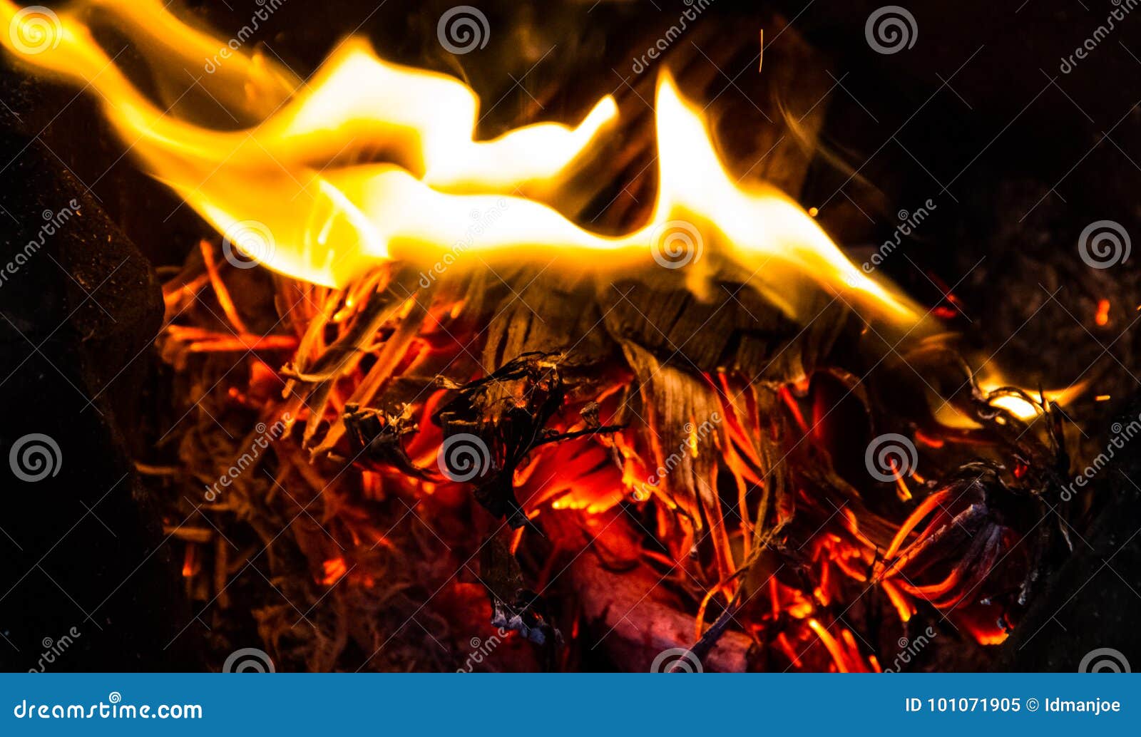 Burning wood stock image. Image of heat, flame, burning - 101071905