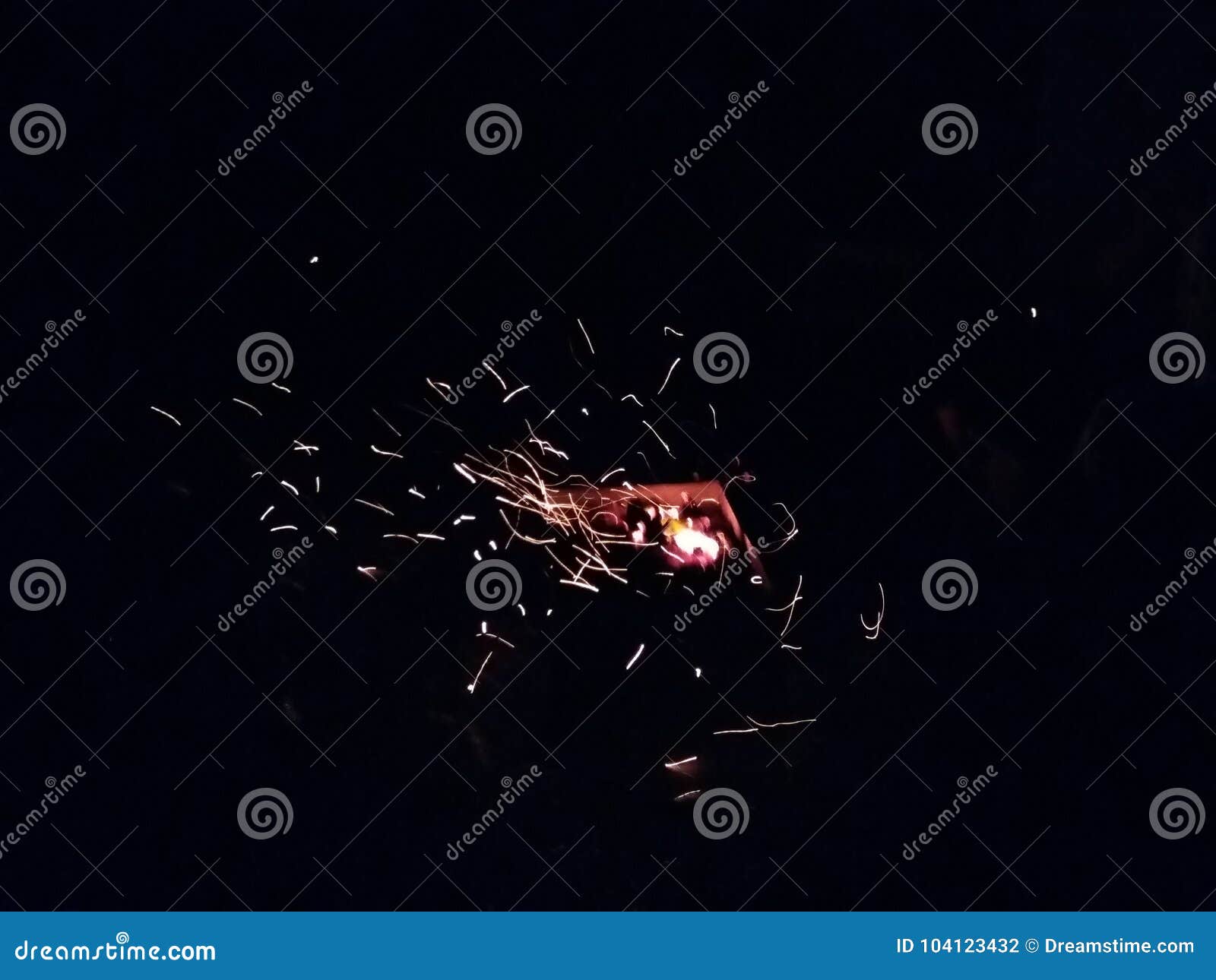 Flying fire stock photo. Image of burn, flying, darkness - 104123432